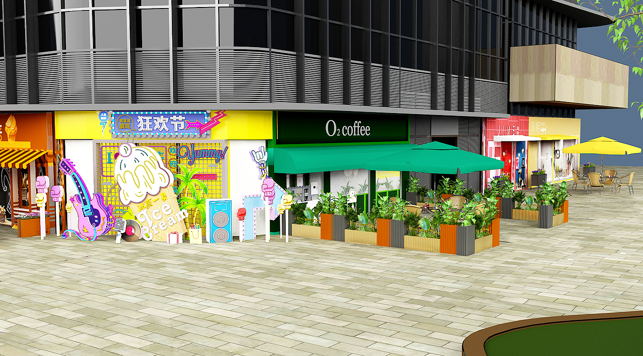 商业街_叮叮咙咚呛-站酷ZCOOL