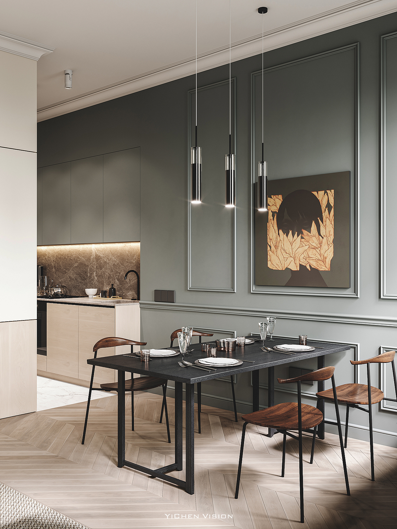 YICHEN 丨小伙伴渲染练习作品_中意c-站酷ZCOOL