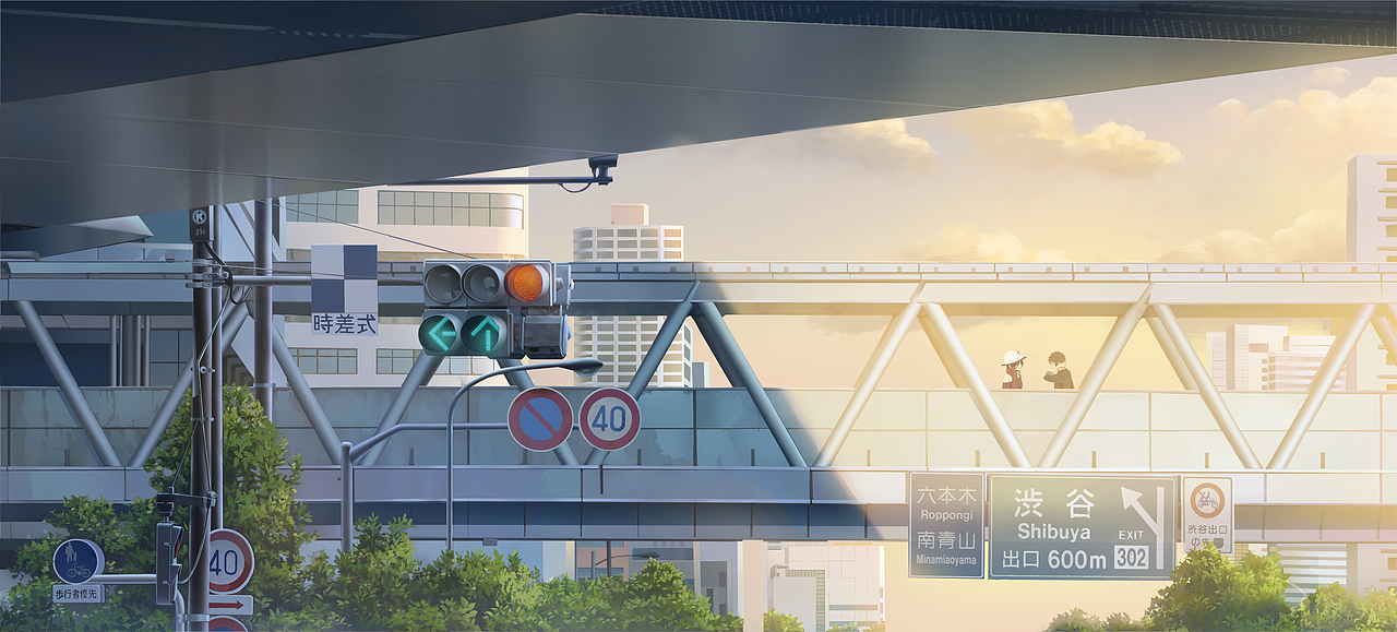 二次元背景插图_Precious烙印-站酷ZCOOL