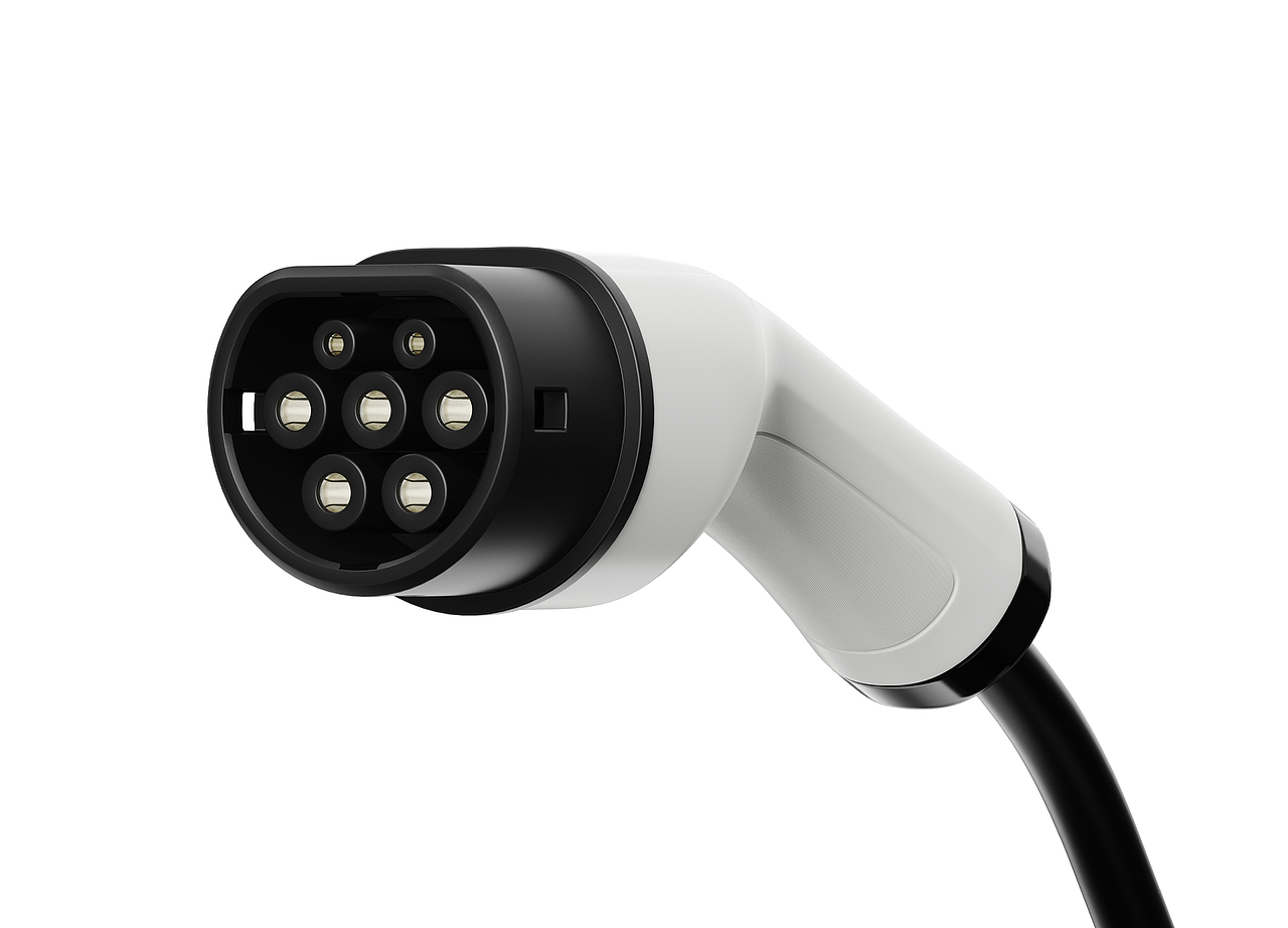 汽车充电器+充电枪建模渲染_JV儁-站酷ZCOOL