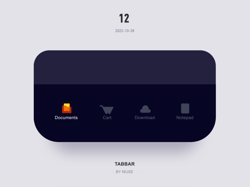 动效打卡合集-标签栏动画72变_墨染ART-站酷ZCOOL