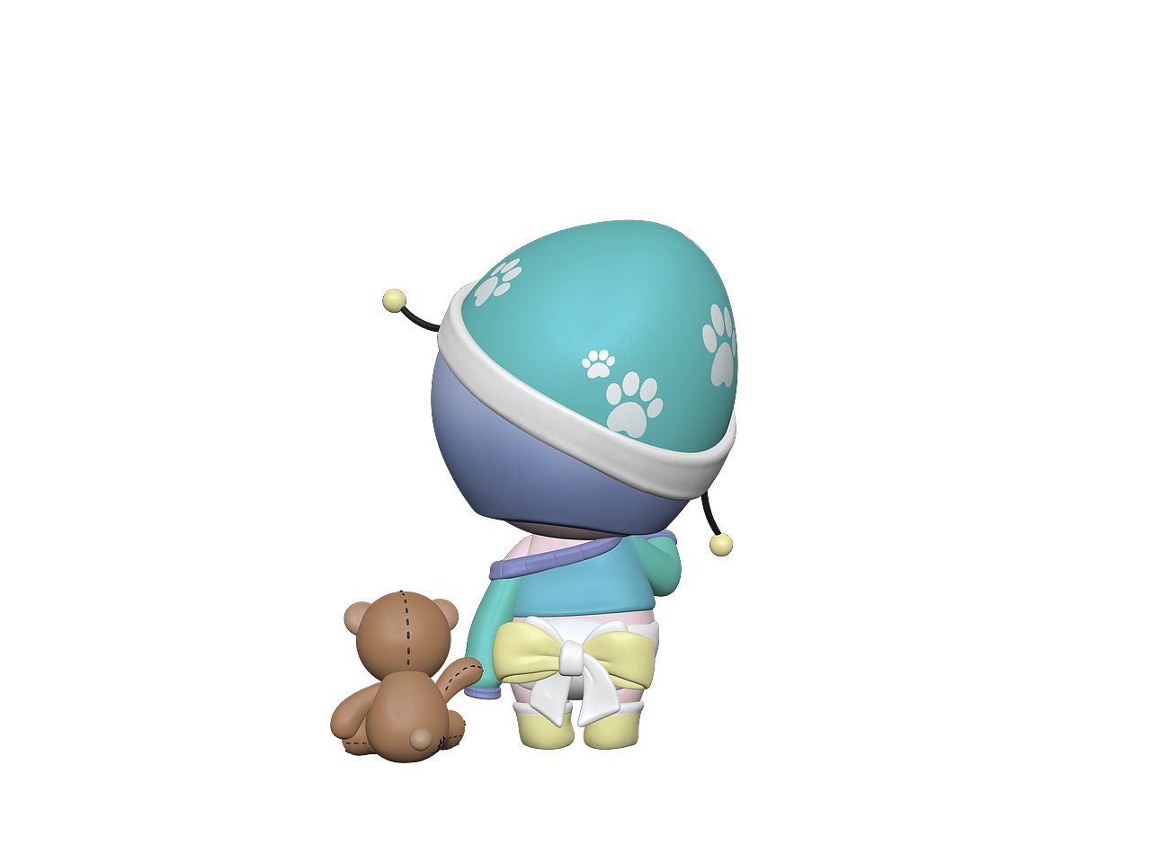 潮玩IP设计丨MIMO BEAR-限量款大娃_森虹设计-站酷ZCOOL