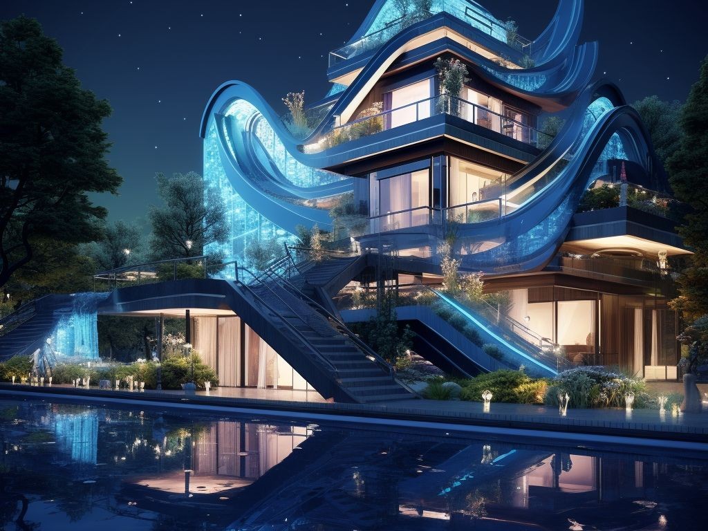 未来中式建筑_Al学徒-站酷ZCOOL