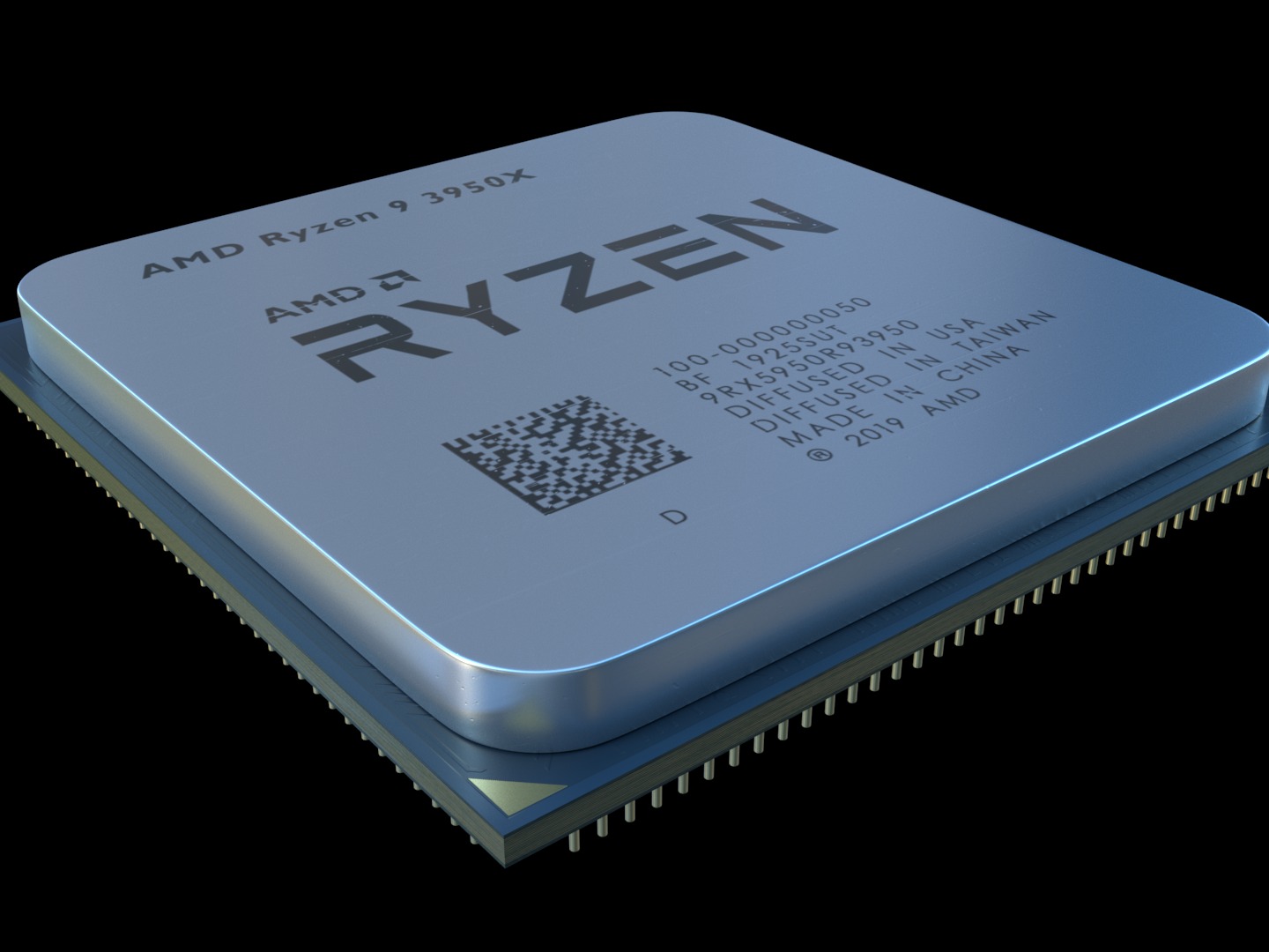 AMD R9 3950X 桌面CPU 建模+渲染_情愫丶-站酷ZCOOL