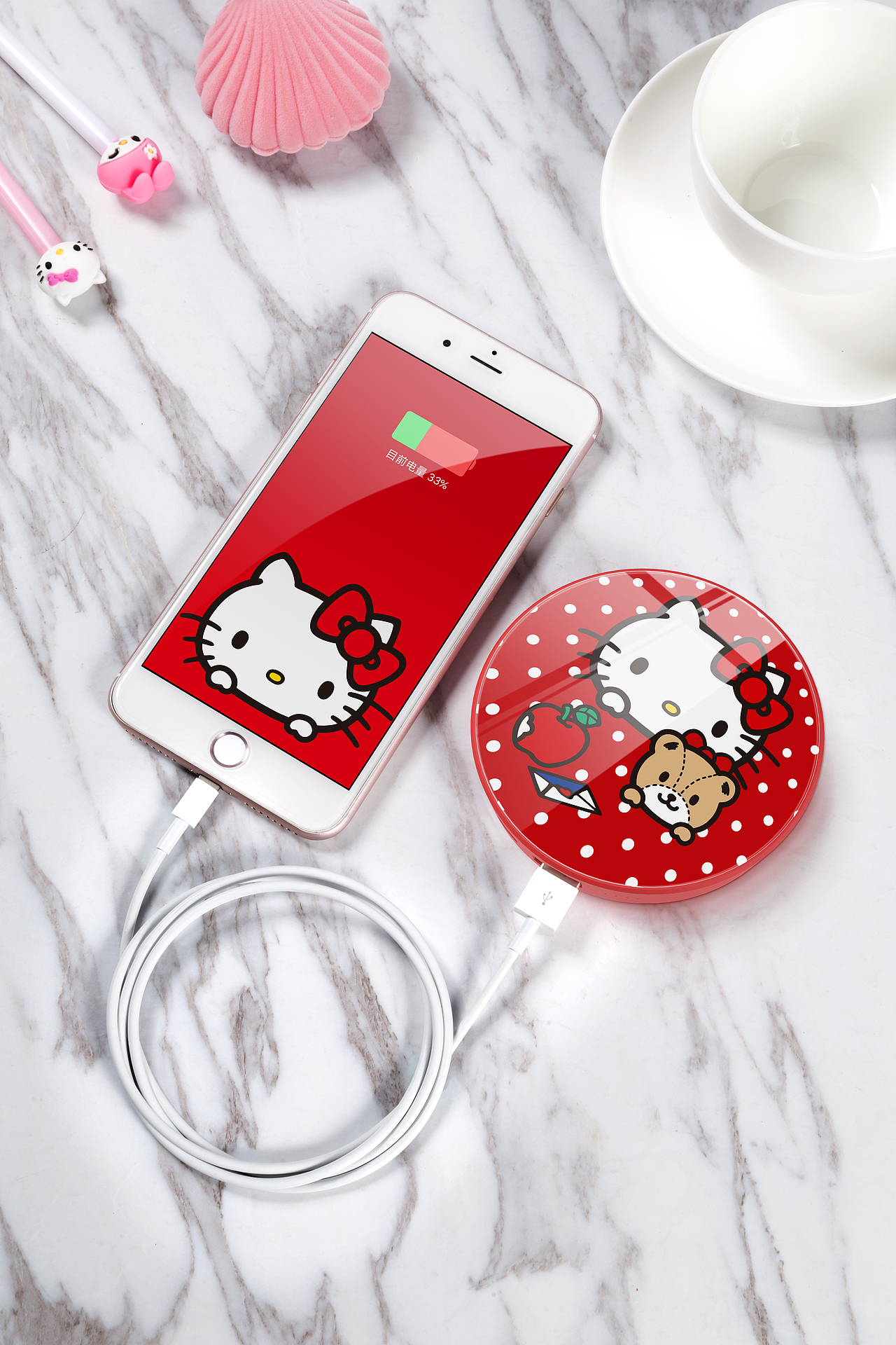HelloKitty圆形充电宝_陈若鱼cry-站酷ZCOOL