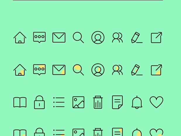 线性块状图标_lyh_z-站酷ZCOOL