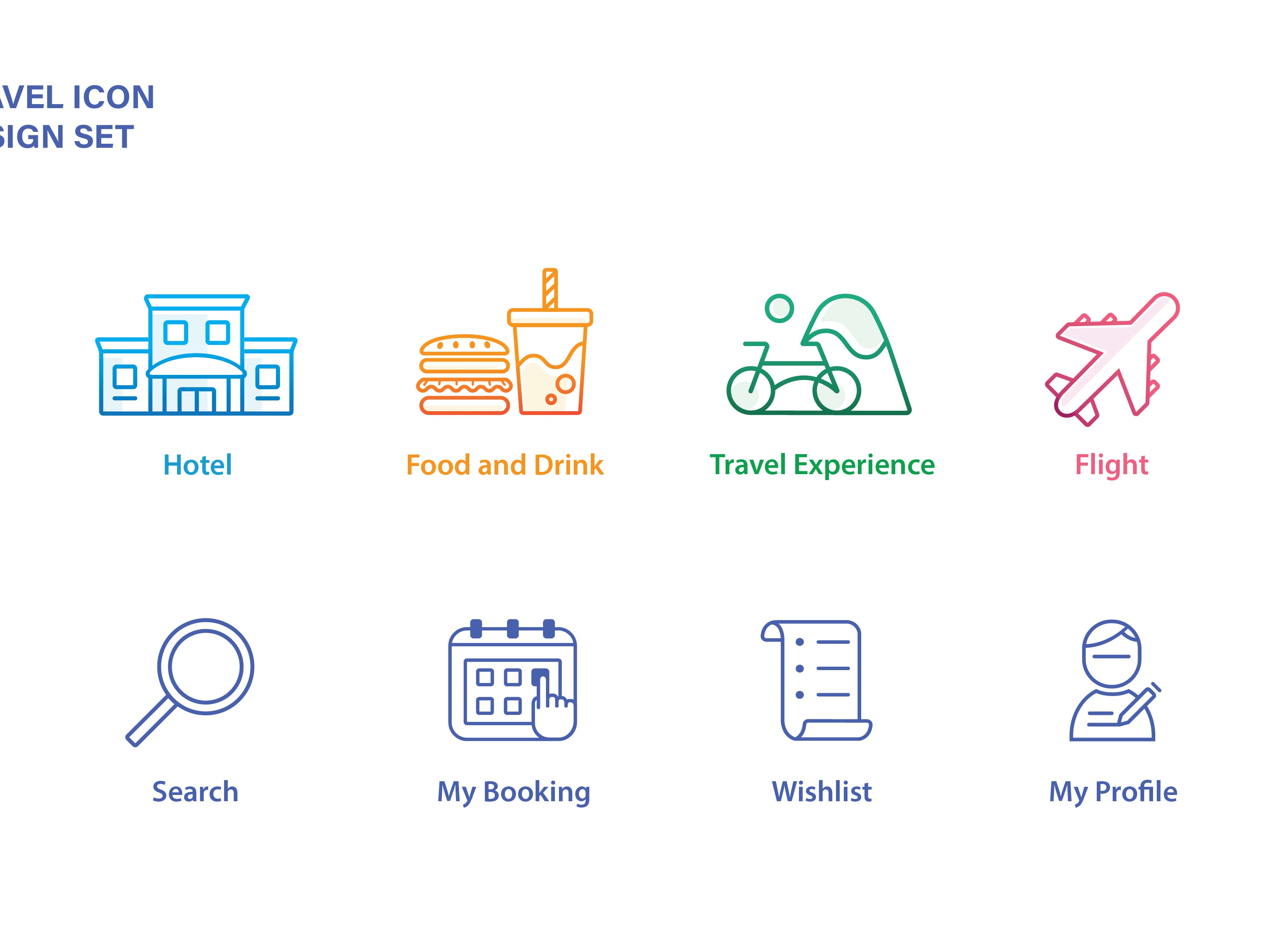 Travel Icon Design_Huikkk-站酷ZCOOL