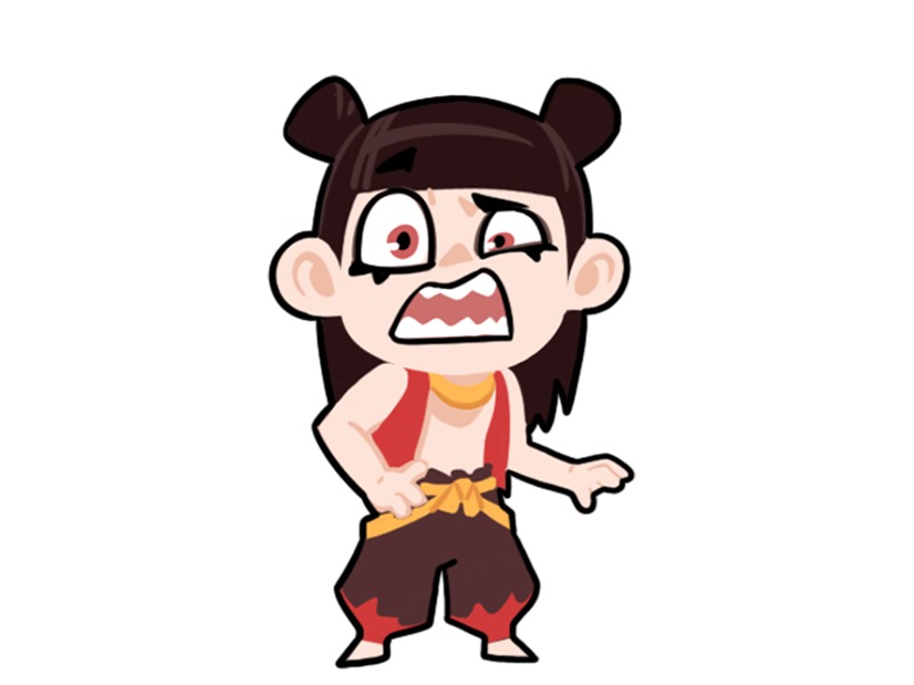 哪吒同人小表情_不要蛀牙-站酷ZCOOL