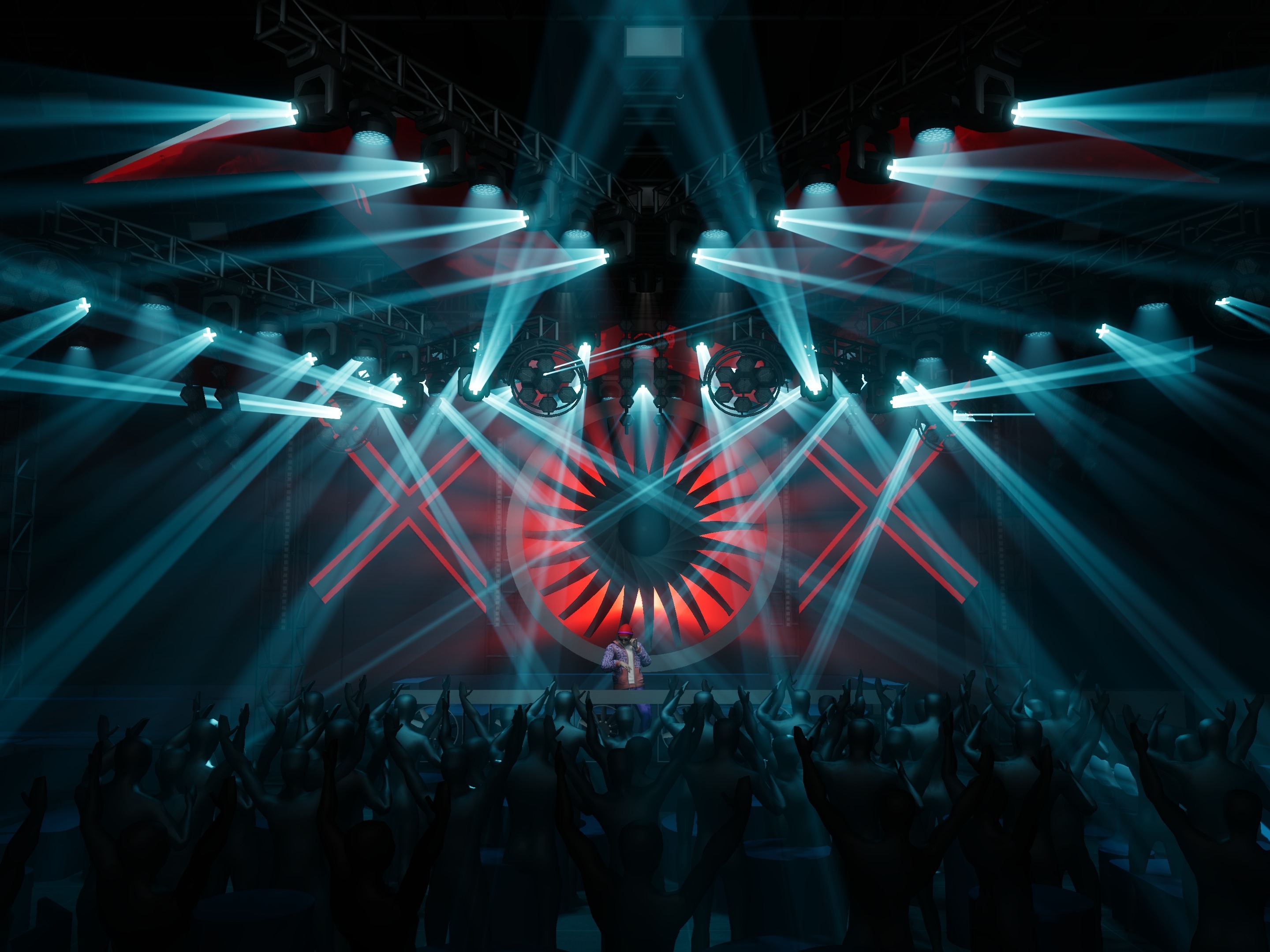 live house灯光设计灯光演示 _kejian2021-站酷ZCOOL