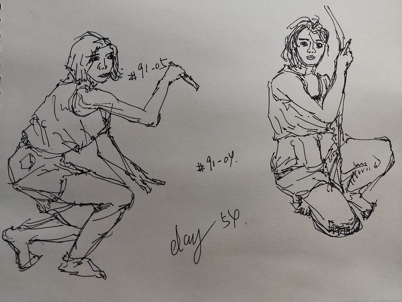 #速写60天挑战赛# day54 @速写班长 _Z915710878-站酷ZCOOL