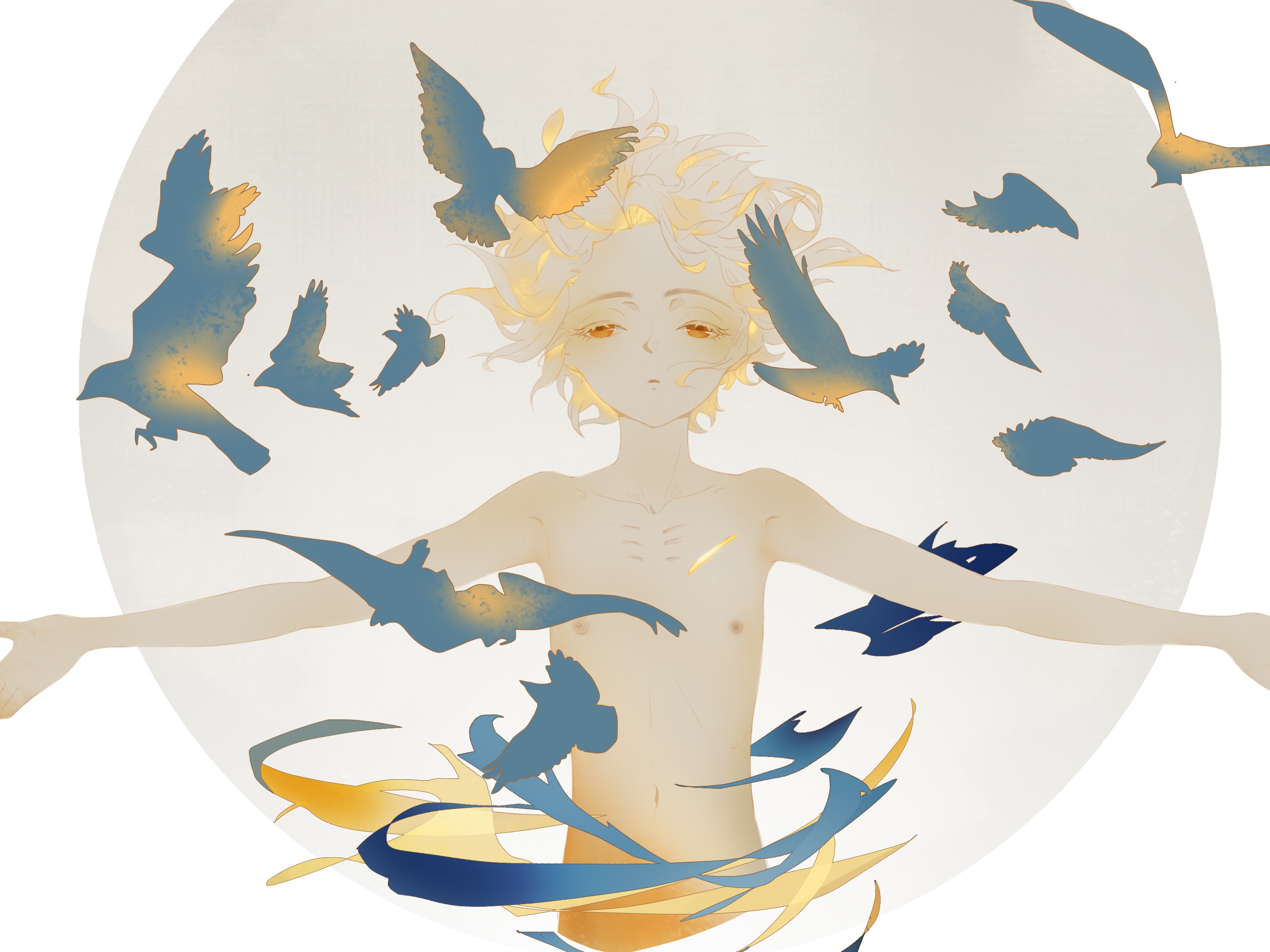 少年与乌鸦_Zoe_0v0-站酷ZCOOL