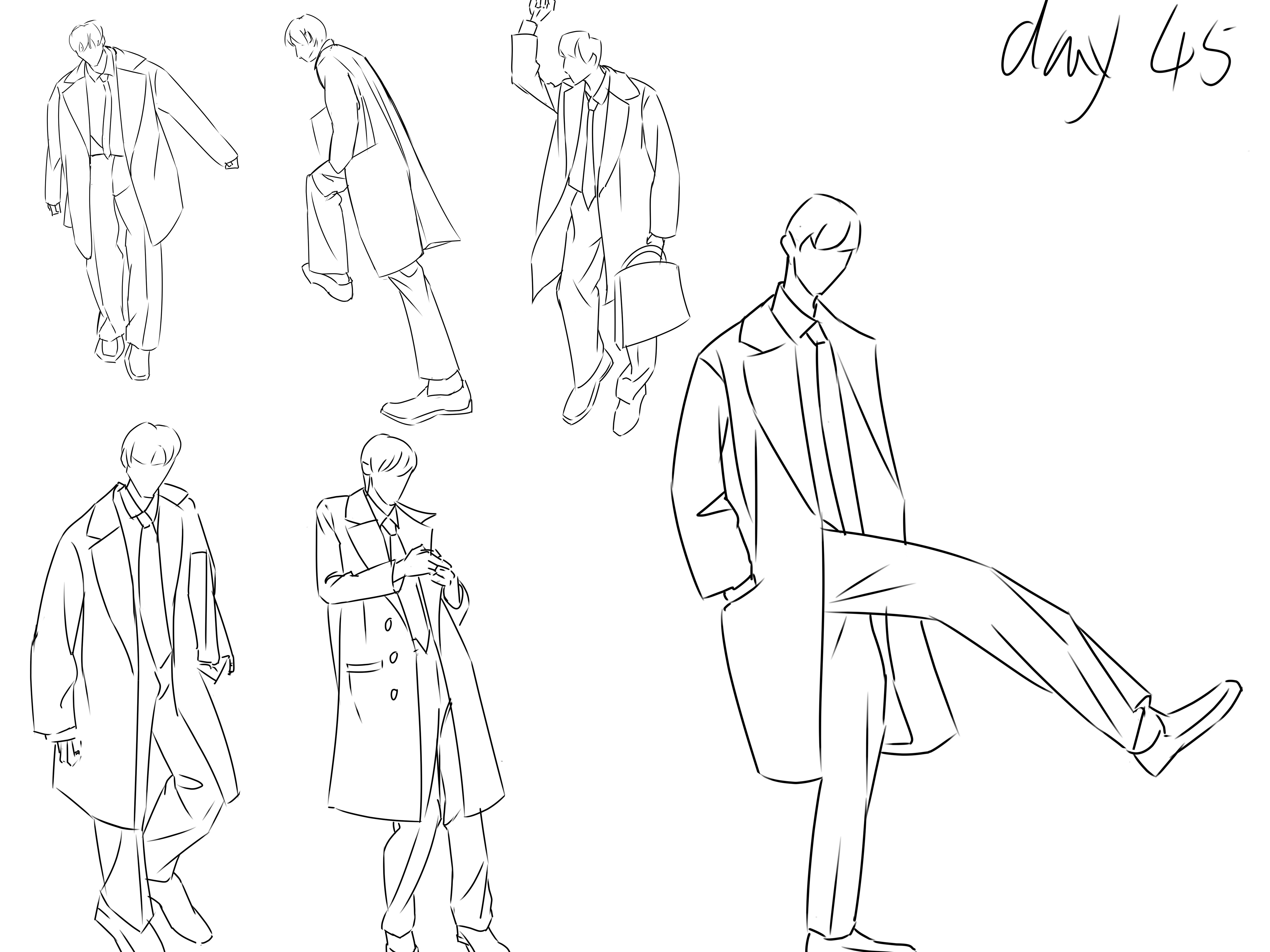 #速写60天挑战赛# day45 @速写班长 _长观-站酷ZCOOL