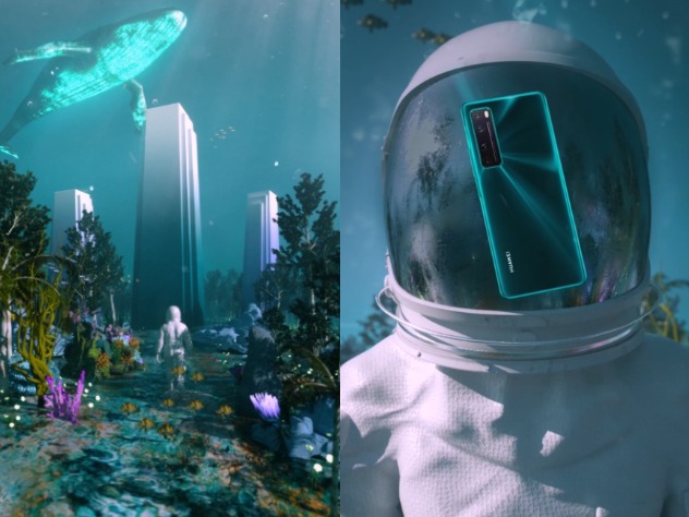 华为nova7 绮境森林（宇航员CG）_快乐星球VFX-站酷ZCOOL