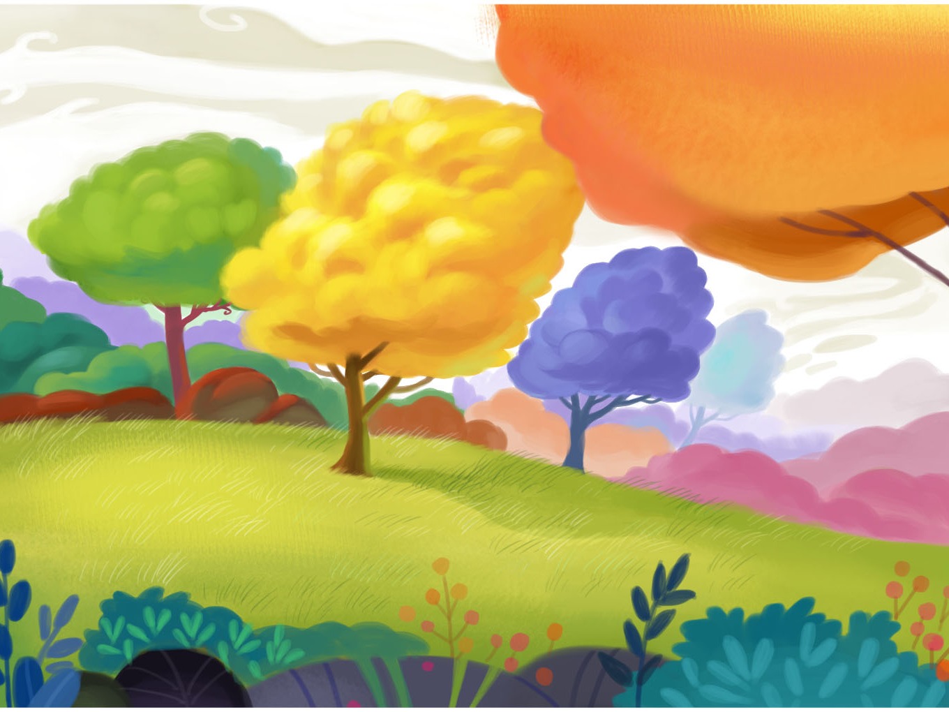 二维角色场景设计_LamtheL-站酷ZCOOL