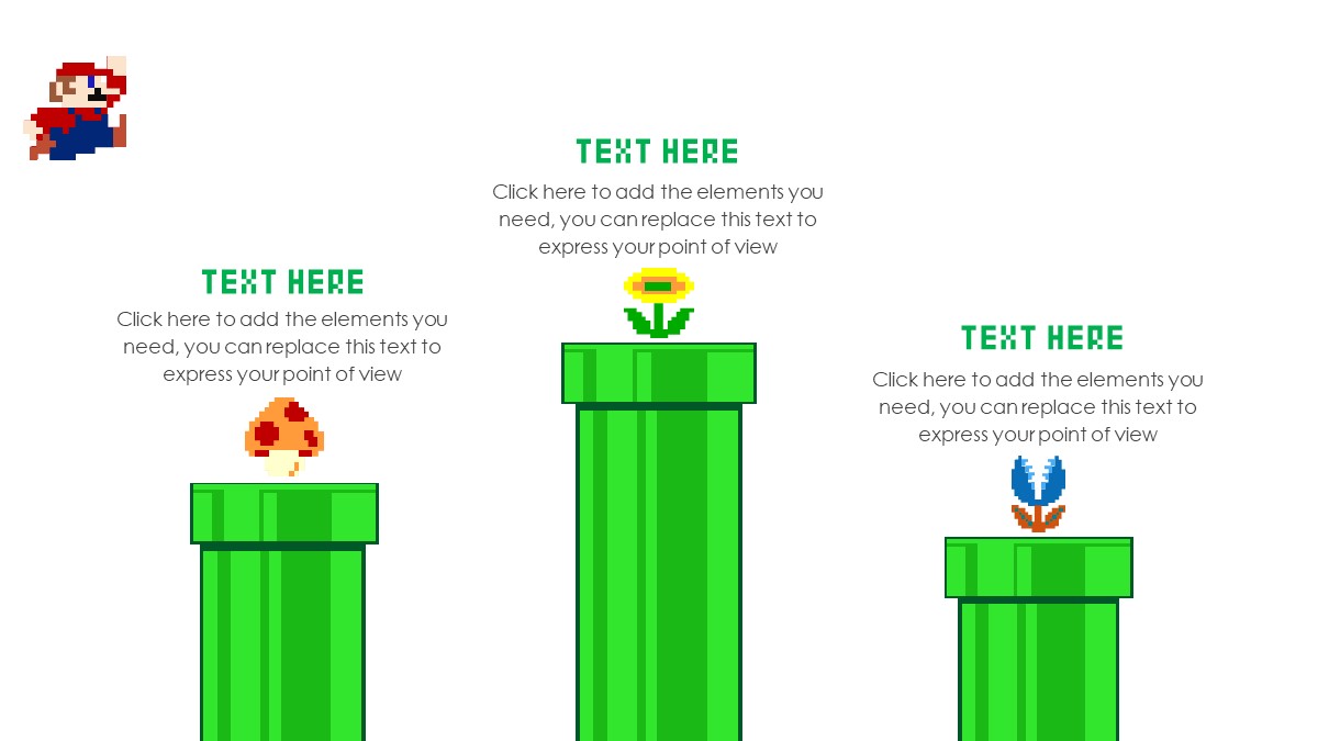 【PIXELS】像素游戏风全动画PPT模板_Simon上帝粒子-站酷ZCOOL