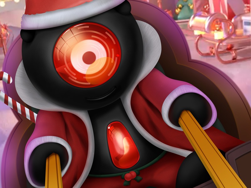 双12/双旦/新年/年货/春节不打烊/KV/C4D_郝月Hhy-站酷ZCOOL