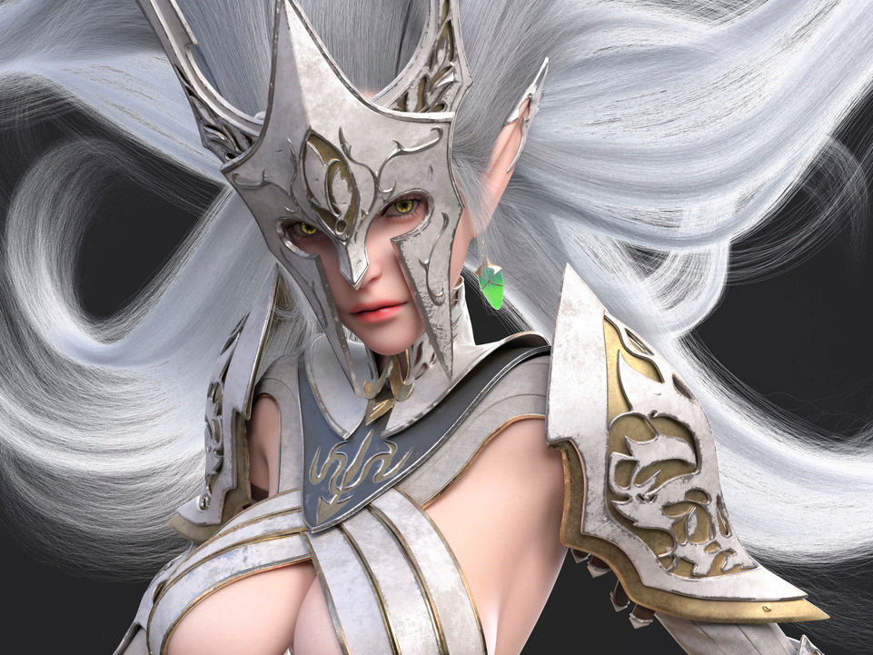 白龙女战神_DCGART-站酷ZCOOL