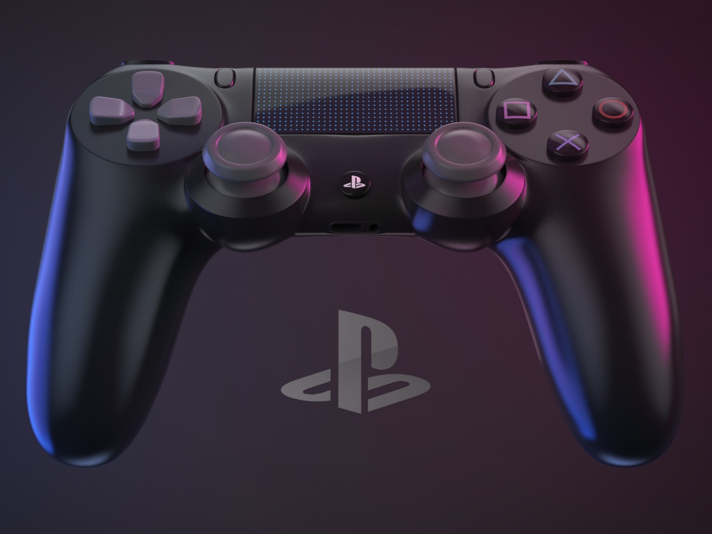 【产品c4d建模+oc渲染+排版】ps4_韦恩wayne-站酷ZCOOL