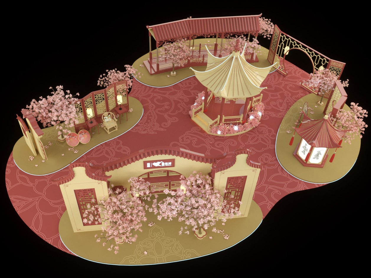 民盈国贸陈新春美陈__DOUBLE_-站酷ZCOOL