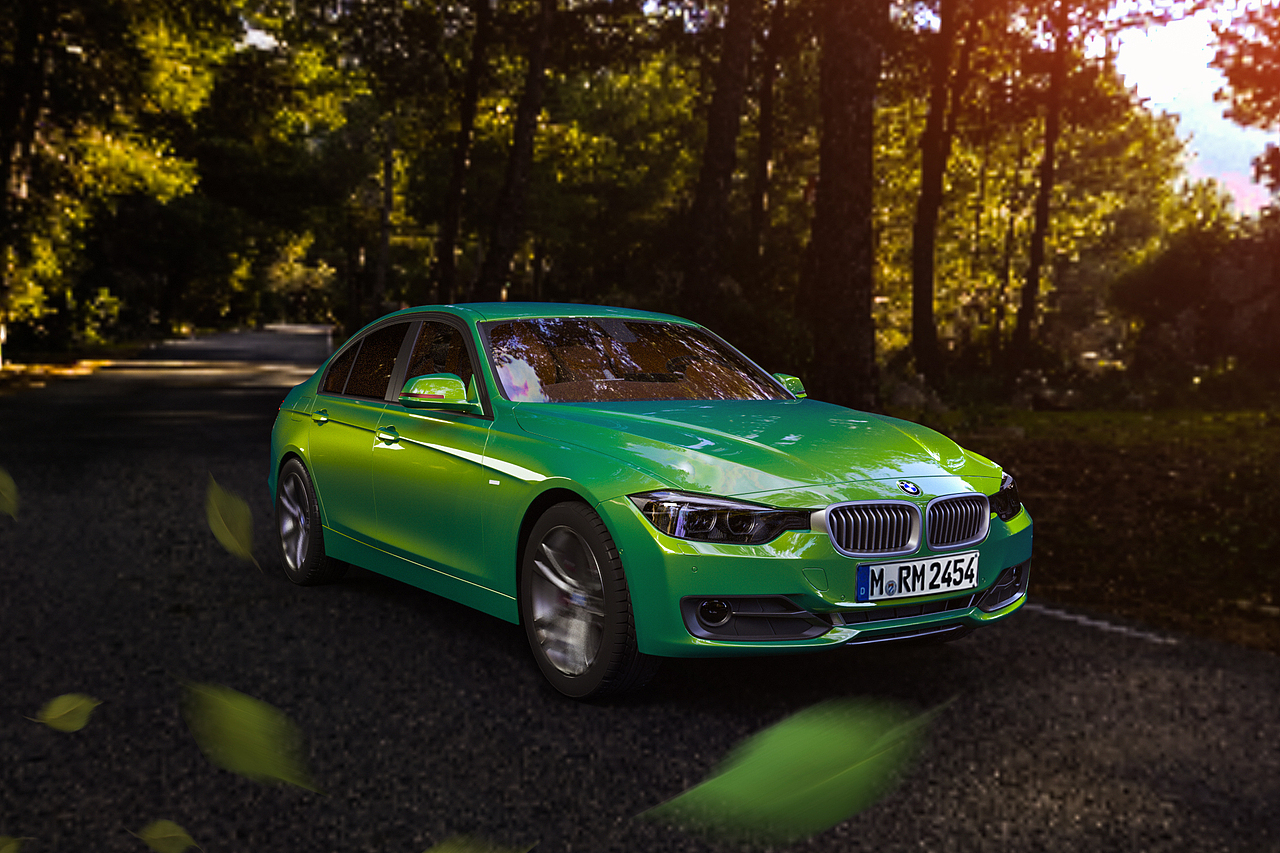 汽车OC渲染练习|3D|mechanical/Automobile|Deep_breaths_Original作品-站酷ZCOOL