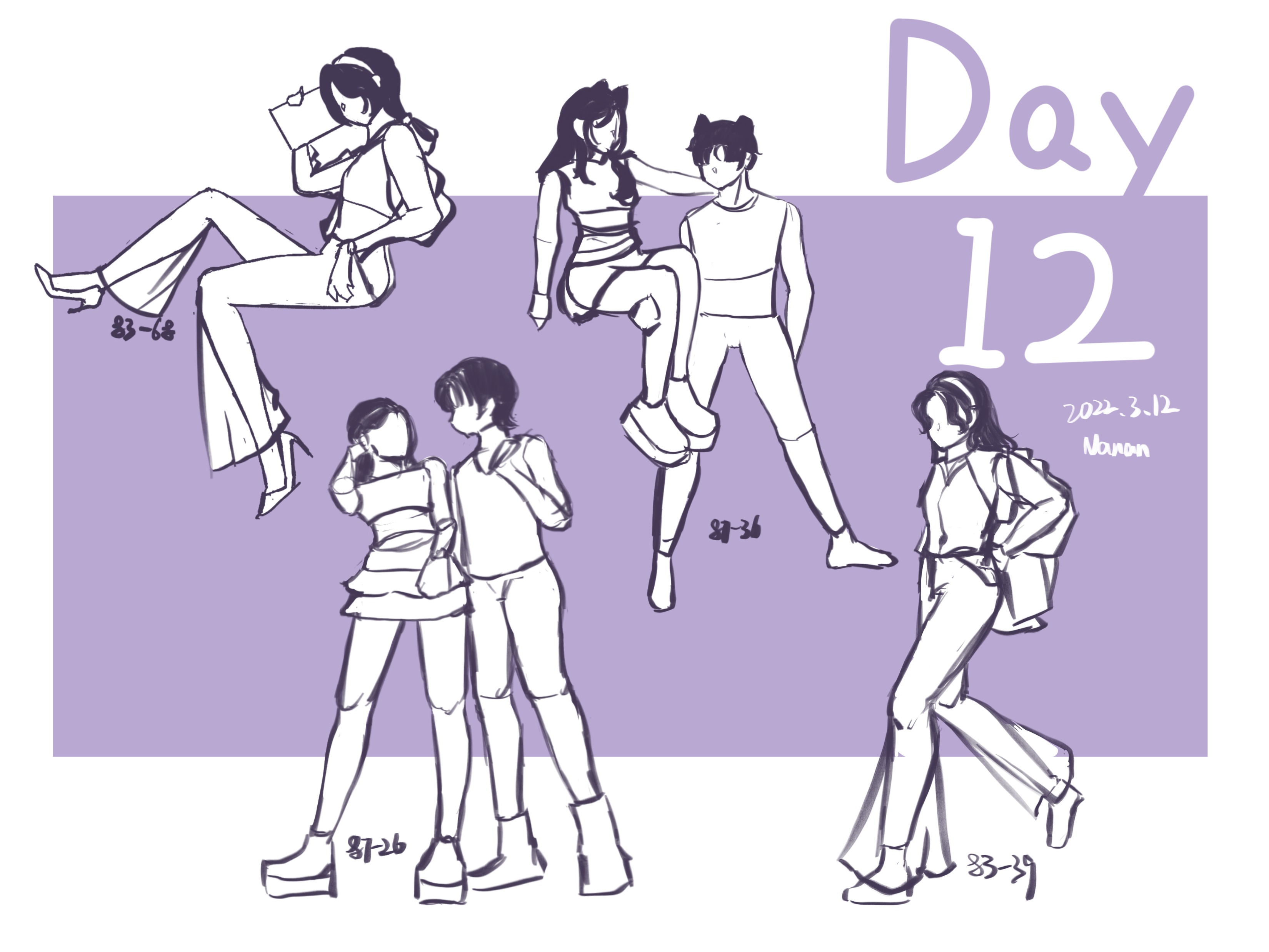 #速写60天挑战赛# Day12@速写班长 _林南安lin-站酷ZCOOL