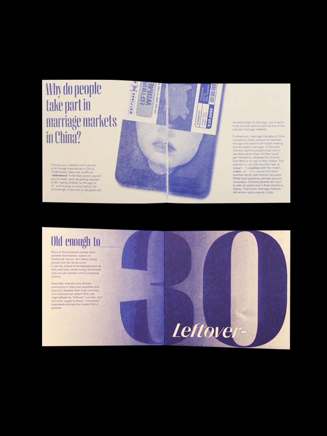 设计案例｜Riso Zine“相亲角”_Xash-站酷ZCOOL