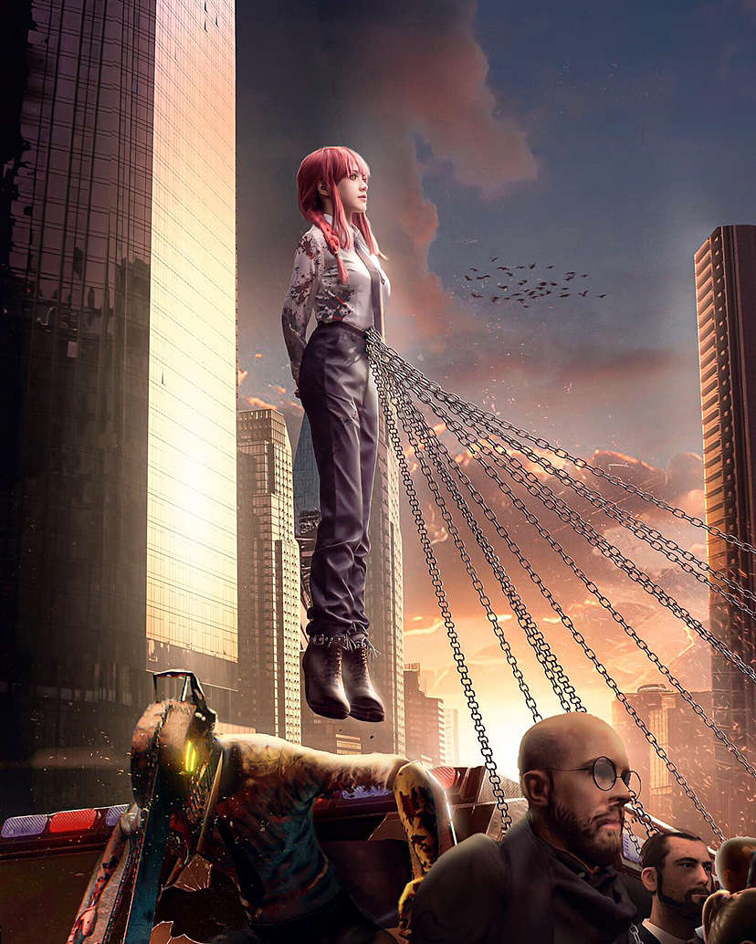 玛奇玛cos后期_芬妮的宇宙-站酷ZCOOL