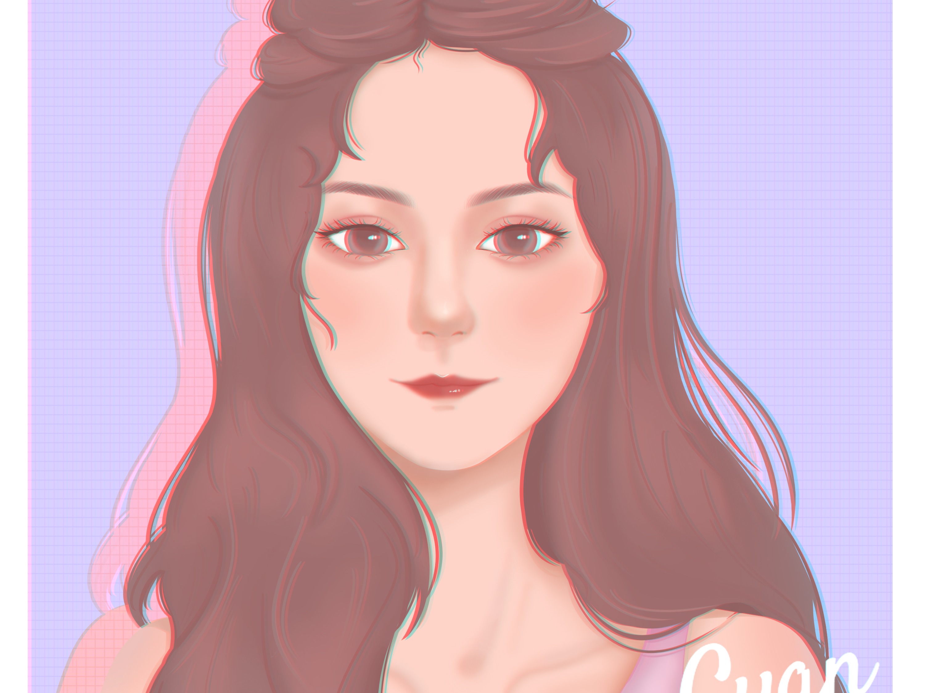 少女_Cyan青栀c-站酷ZCOOL