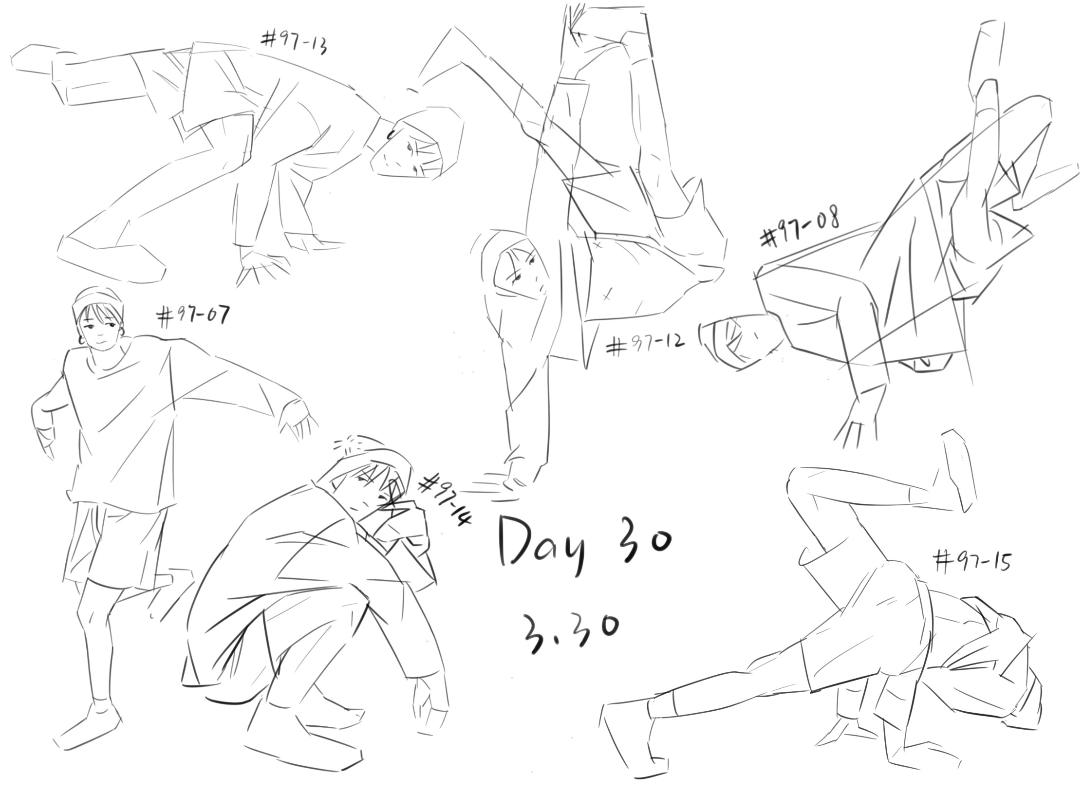 #速写60天挑战赛#Day30@速写班长_新的惰性气体-站酷ZCOOL