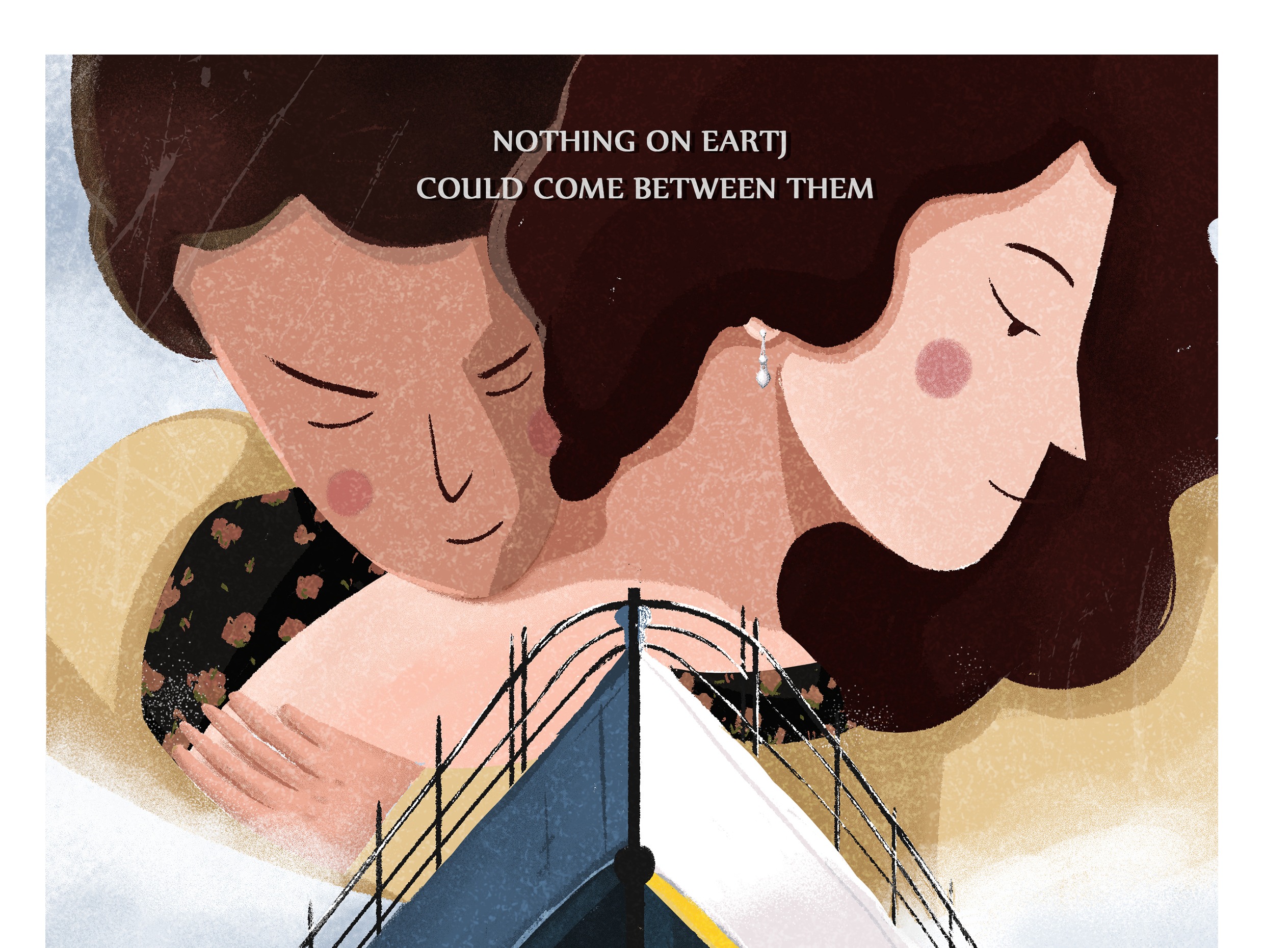 《泰坦尼克号》—手绘插画_llmmme-站酷ZCOOL