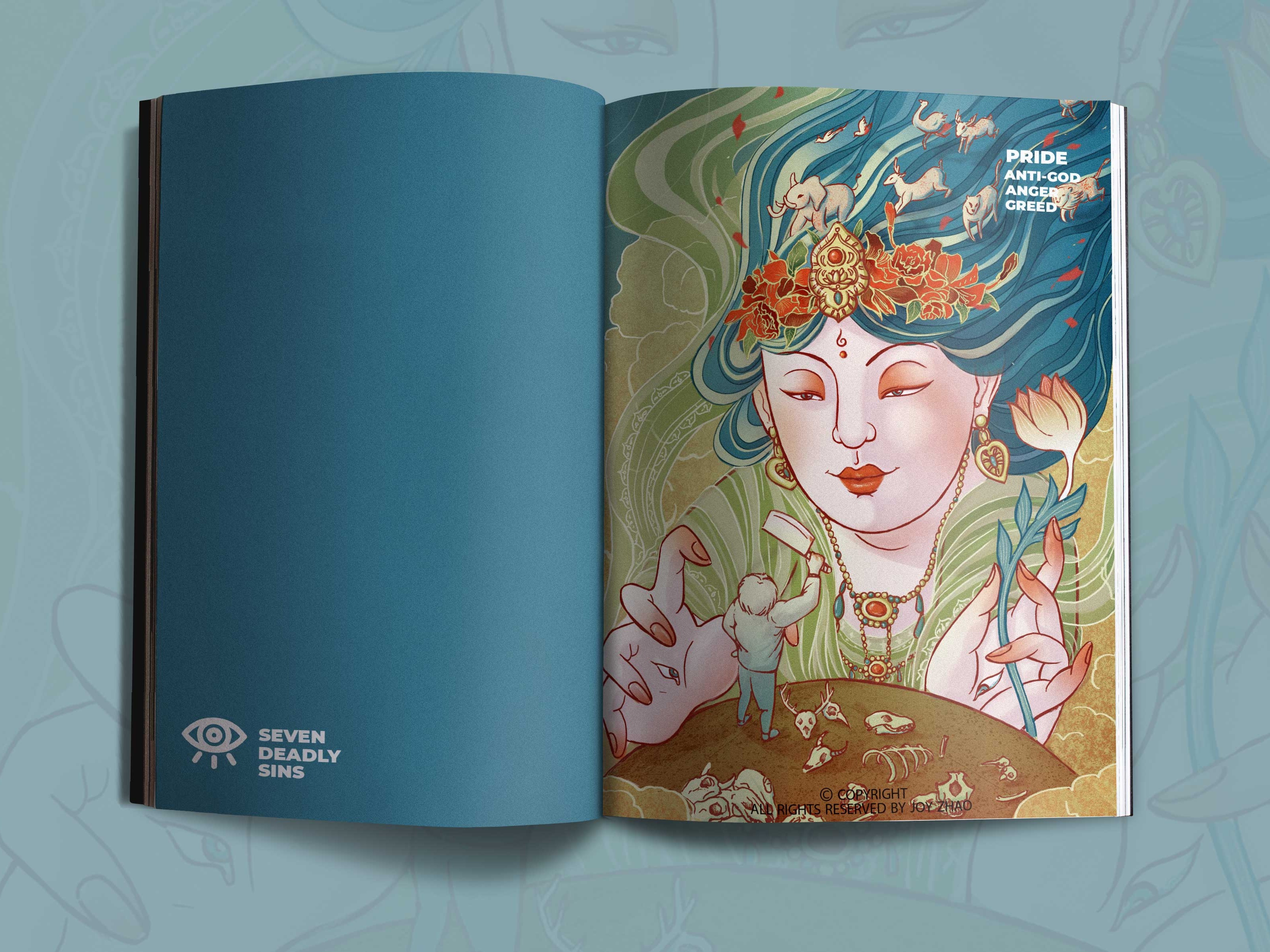 Seven Deadly Sins_Joy_Zhao-站酷ZCOOL