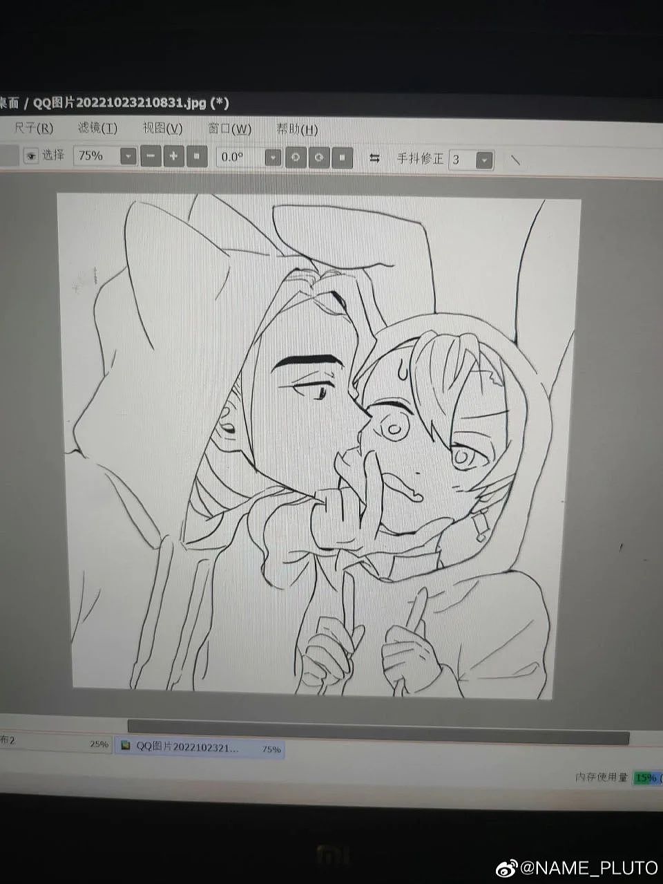 第1张板绘作品纪念_NAME_PLUTO-站酷ZCOOL
