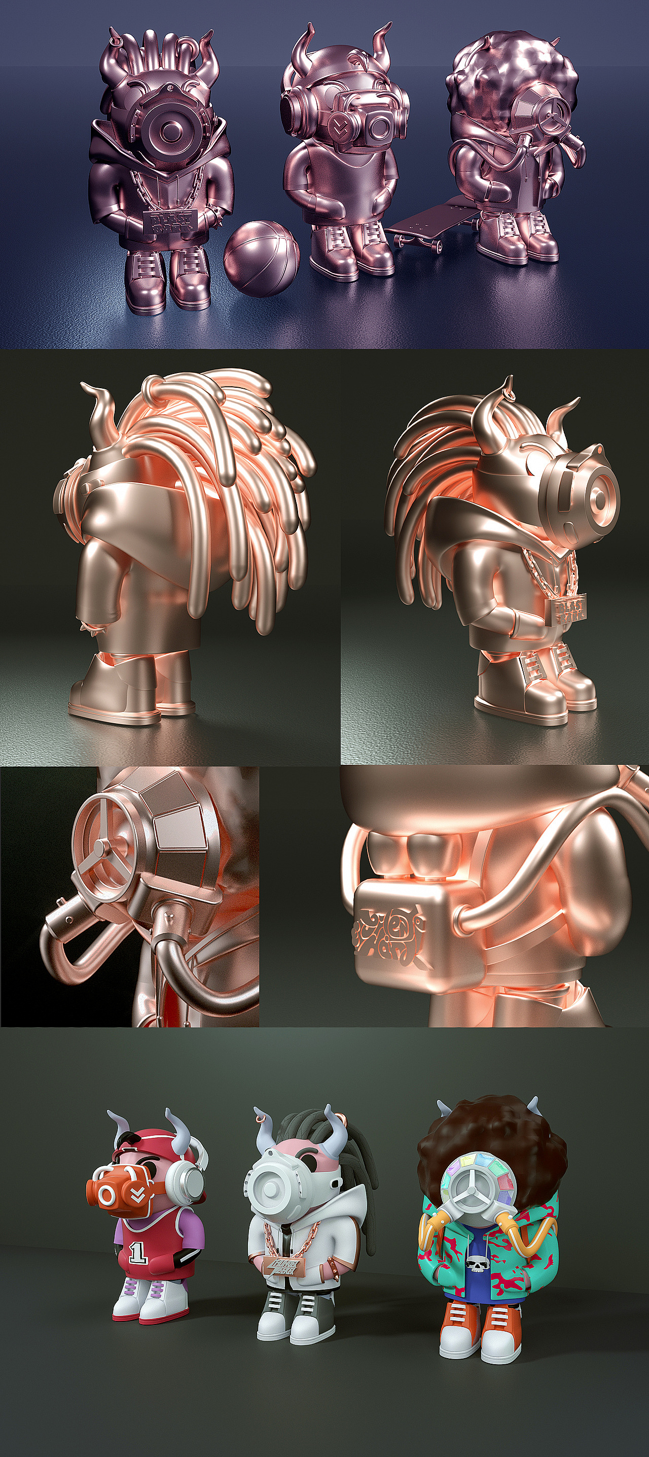 EDC学员作品集精选-IP形象潮玩设计|平面|IP形象|EthankDesign_原创作品-站酷ZCOOL