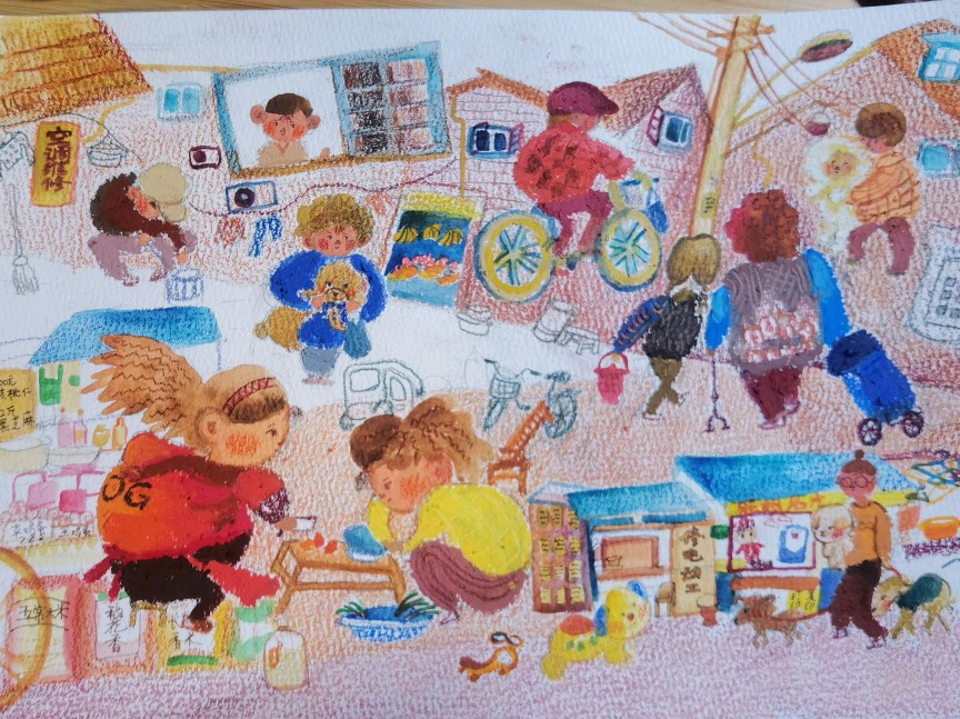 速写上海drawing shanghai_豆叽咕kazuko-站酷ZCOOL