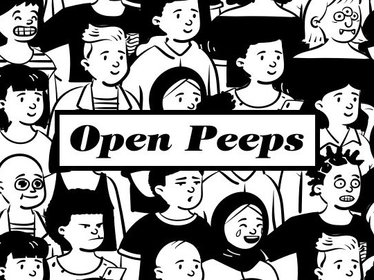 Open Peeps - 可自由组合的免费商用的手绘人物插画素材库_thosefree-站酷ZCOOL