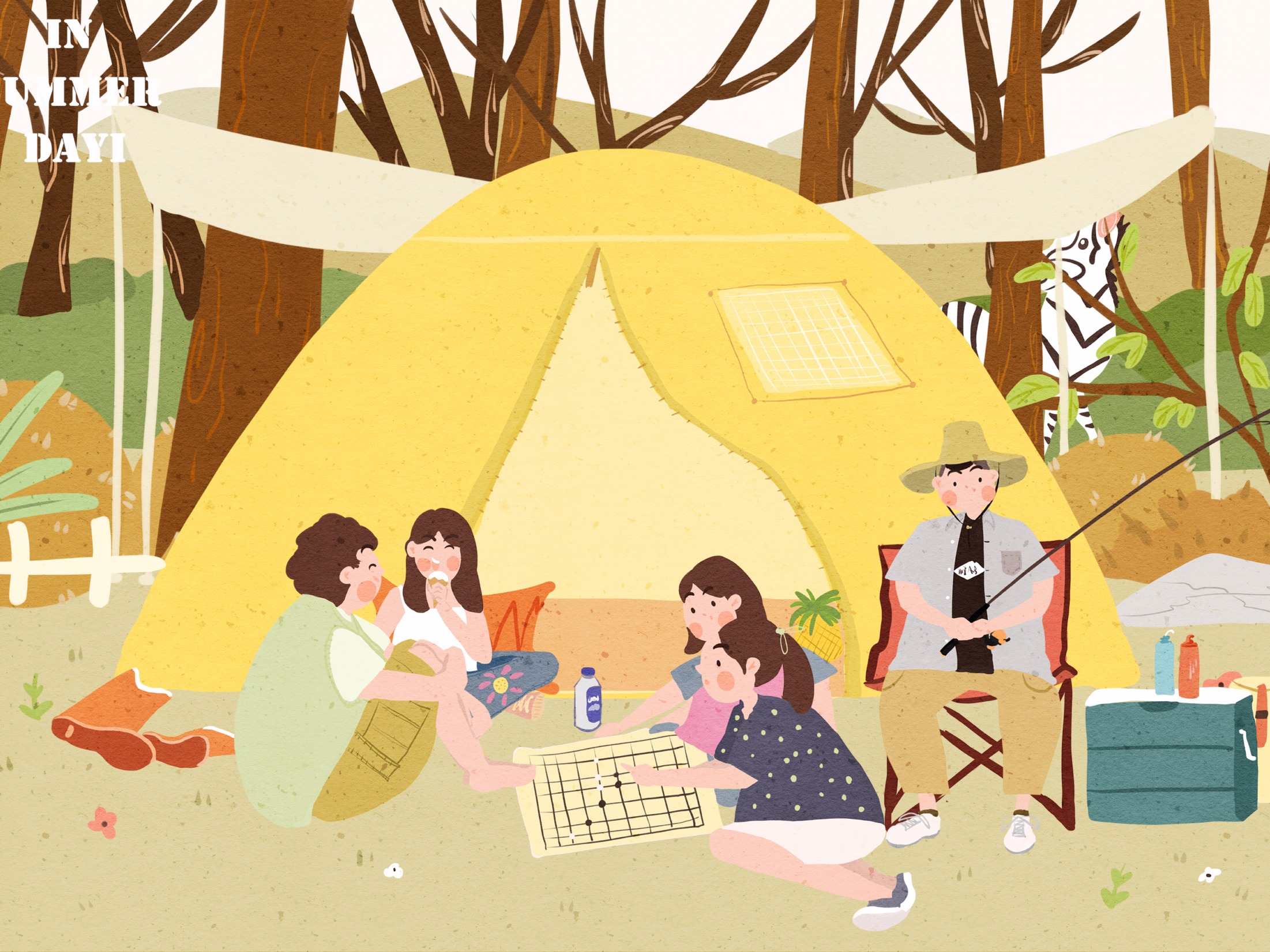 summer camp _大怡_dy-站酷ZCOOL