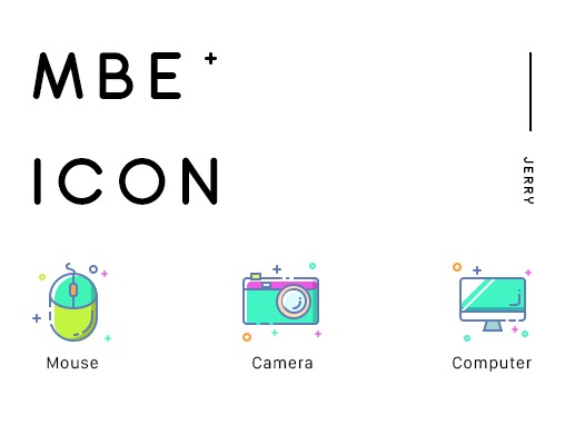 MBE风格icon练习（其实是瞎搞）_HI_粗人-站酷ZCOOL