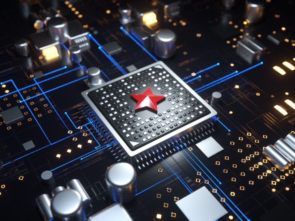 加了光线动画的cpu（日练0919）_Milk做动画-站酷ZCOOL