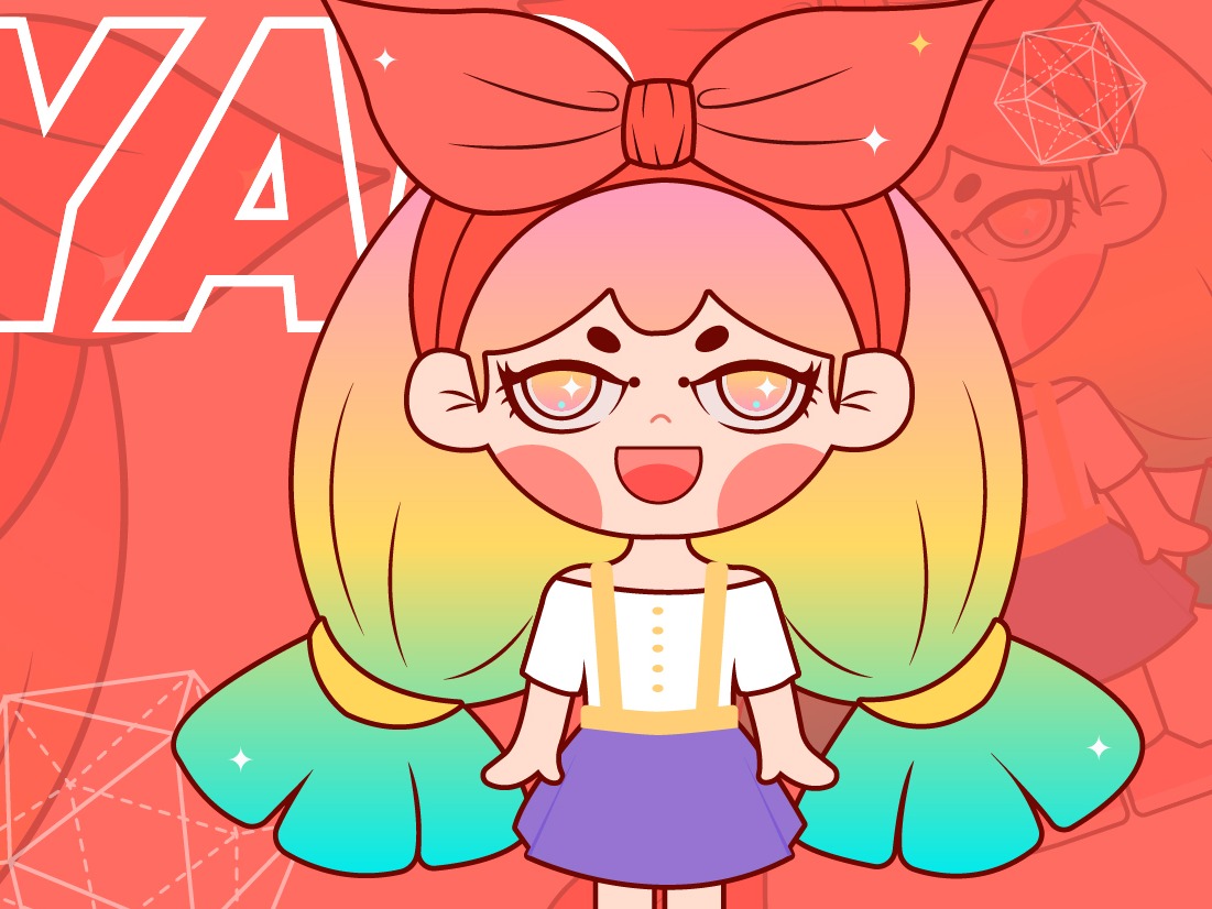 IP形象设计——夭夭哒_插画师琉璃酱LLJ-站酷ZCOOL