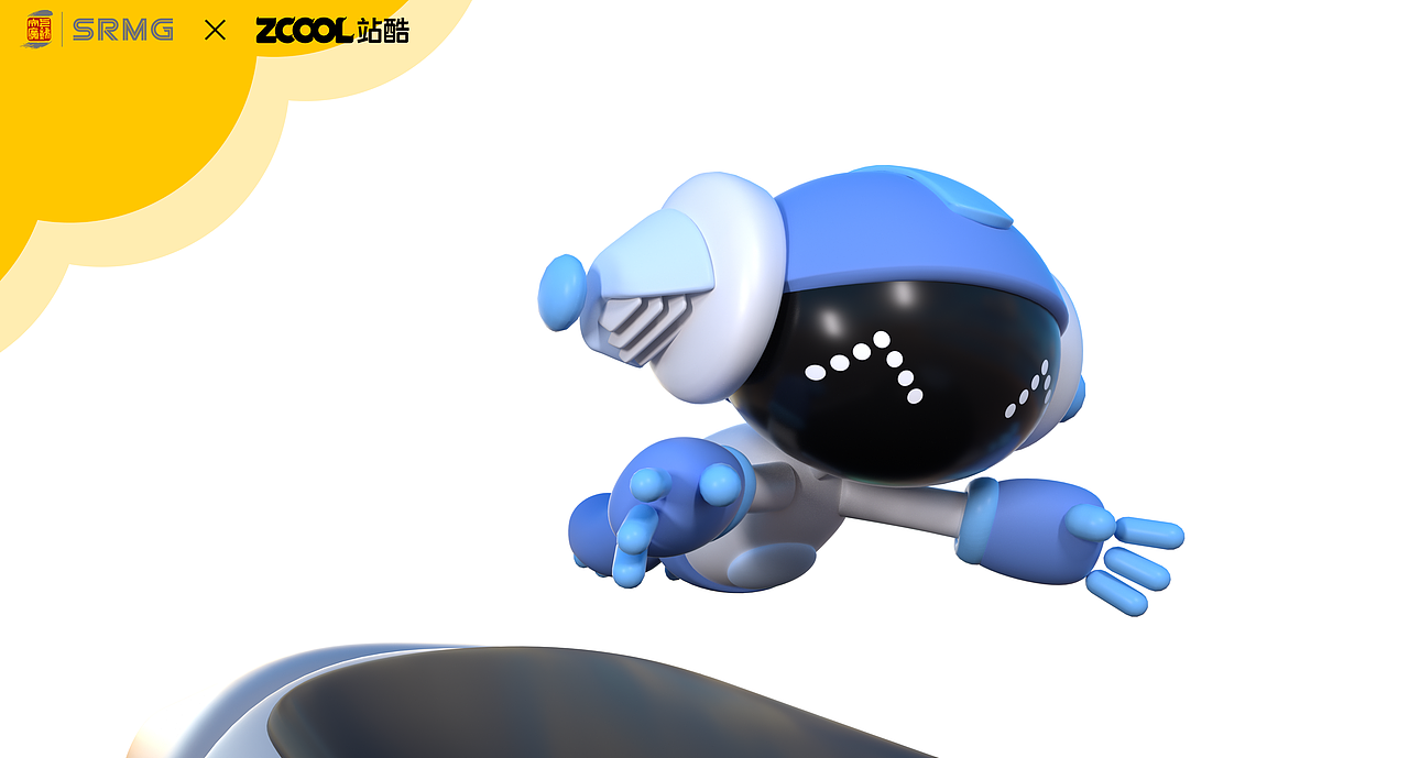 长铁ip设计小机器人齐齐_五白0503-站酷ZCOOL