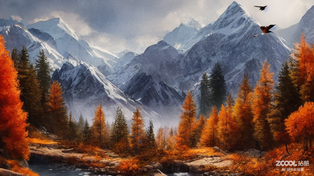 #AI创作实验室#寒秋_Z812891662-站酷ZCOOL