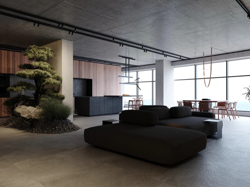 380㎡大平层，这样设计真高级_Designer王菲-站酷ZCOOL