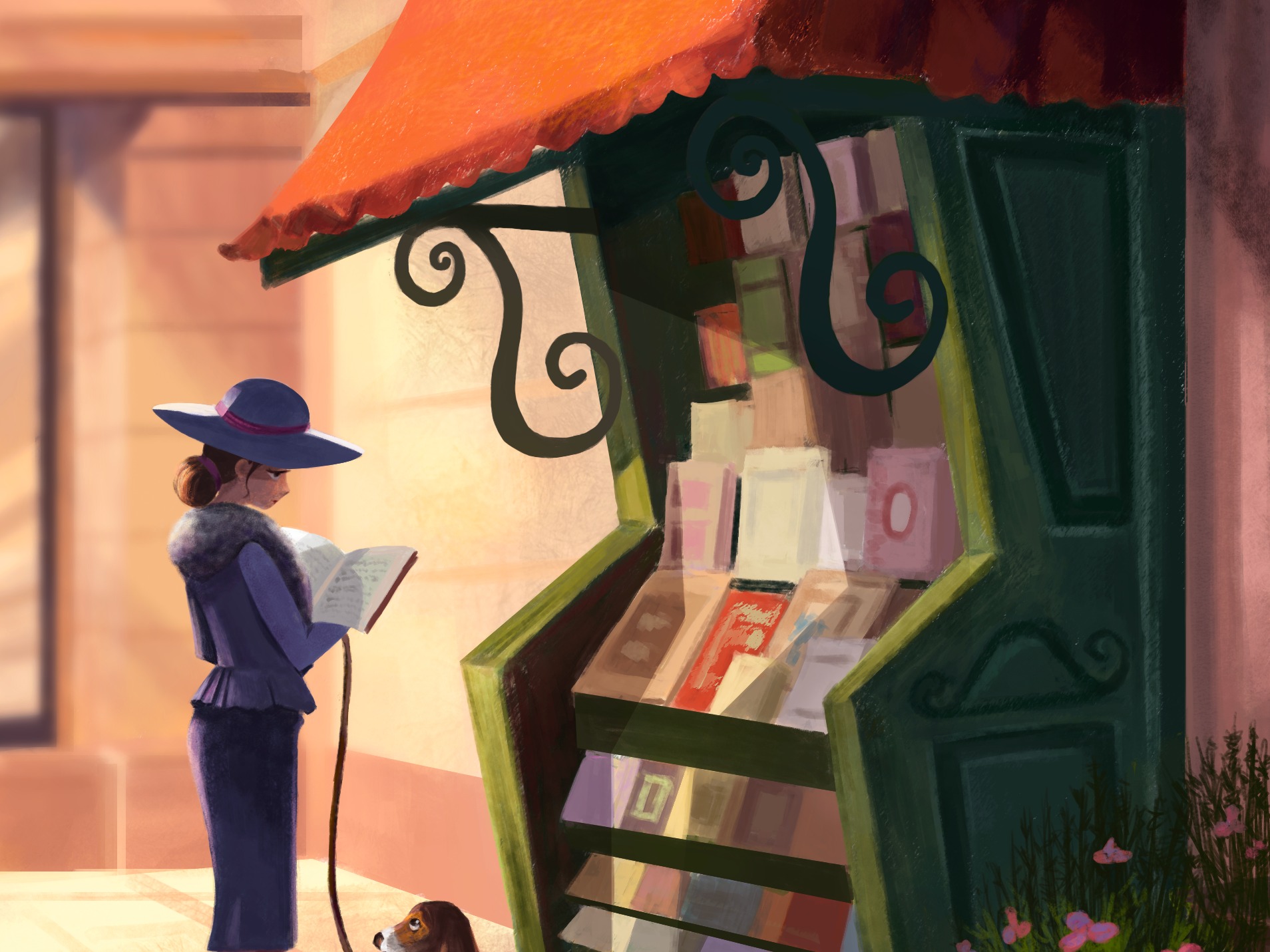 法式街头_临摹习作_Perilla_zheng-站酷ZCOOL