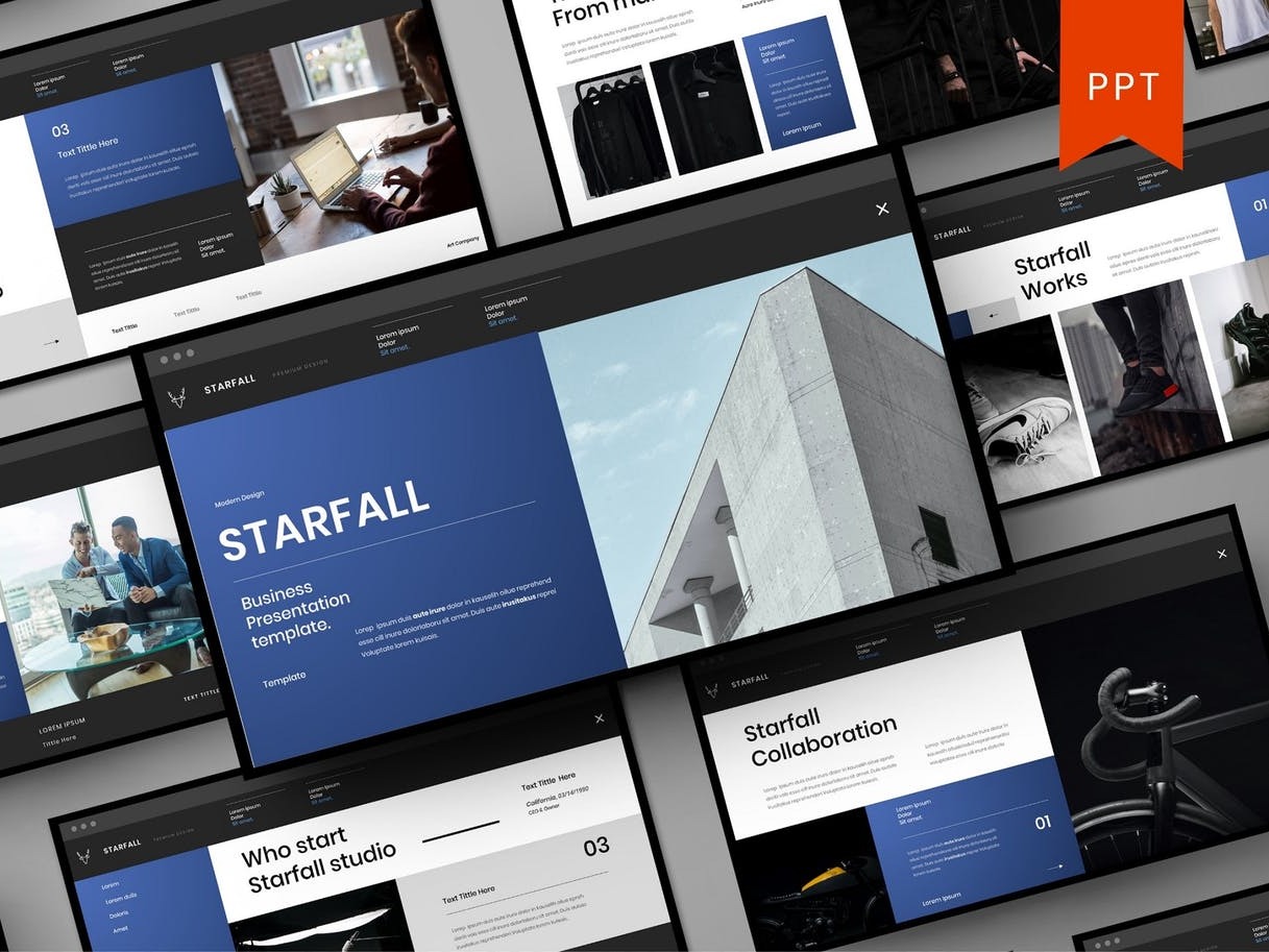 简约高端商业powerpoint设计_RoblesTegan-站酷ZCOOL