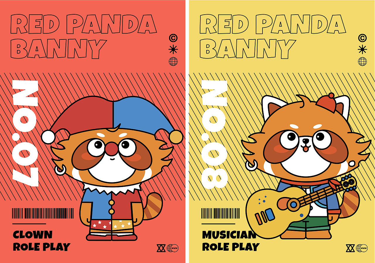 RED PANDA IP DESIGN |卡通IP形象设计_羊屁屁-站酷ZCOOL