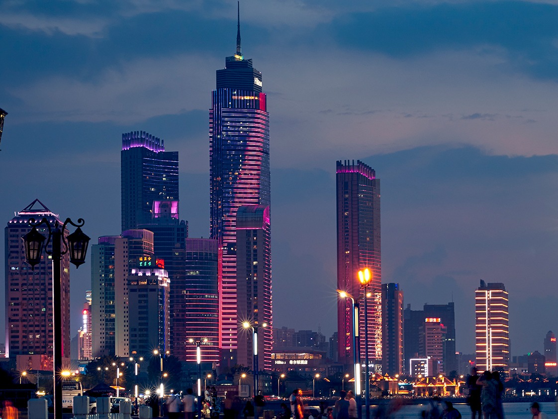 烟台夜景_Maoke美乃滋-站酷ZCOOL