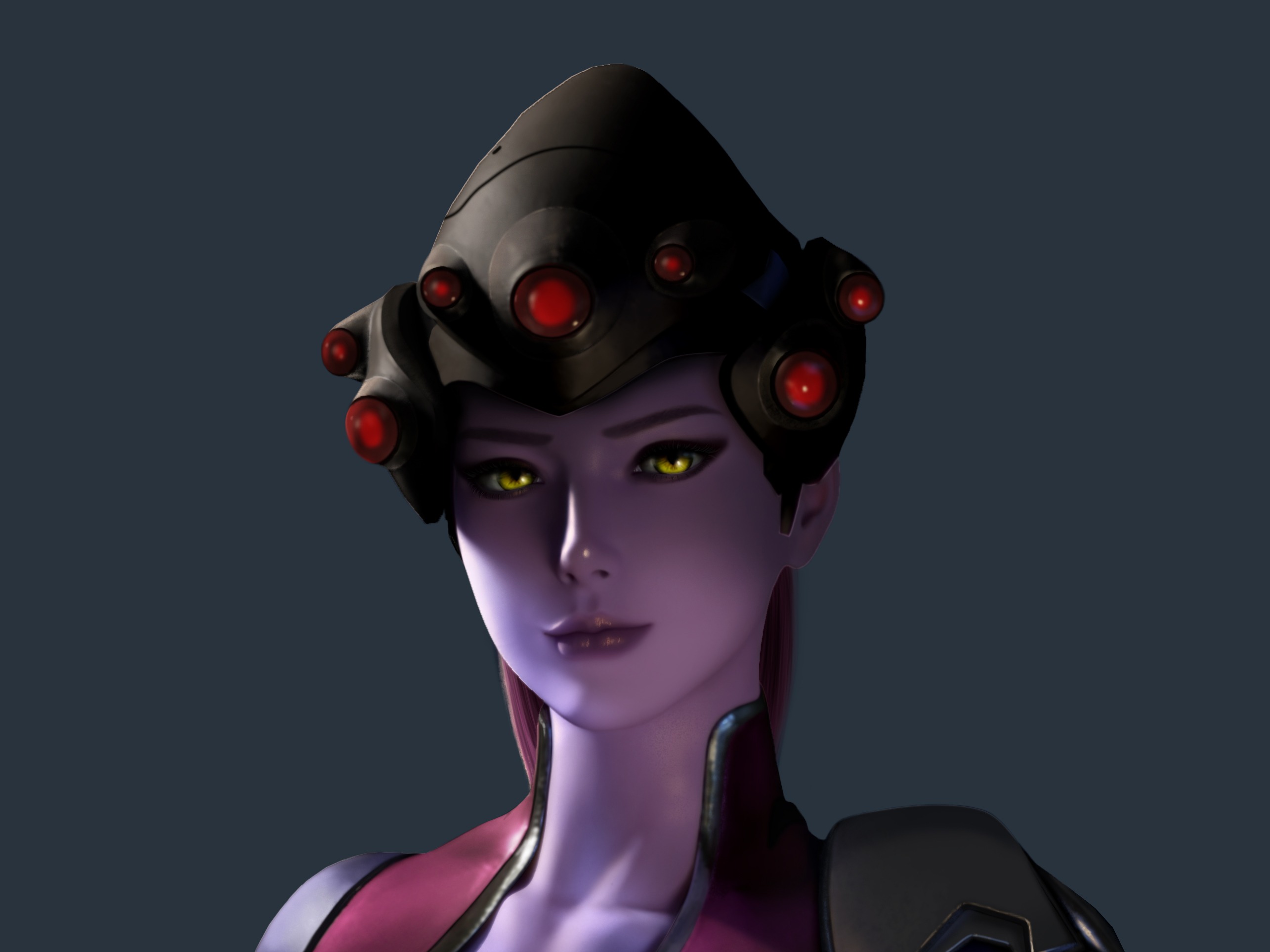 守望先锋黑寡妇 同人作品_Miou_123-站酷ZCOOL