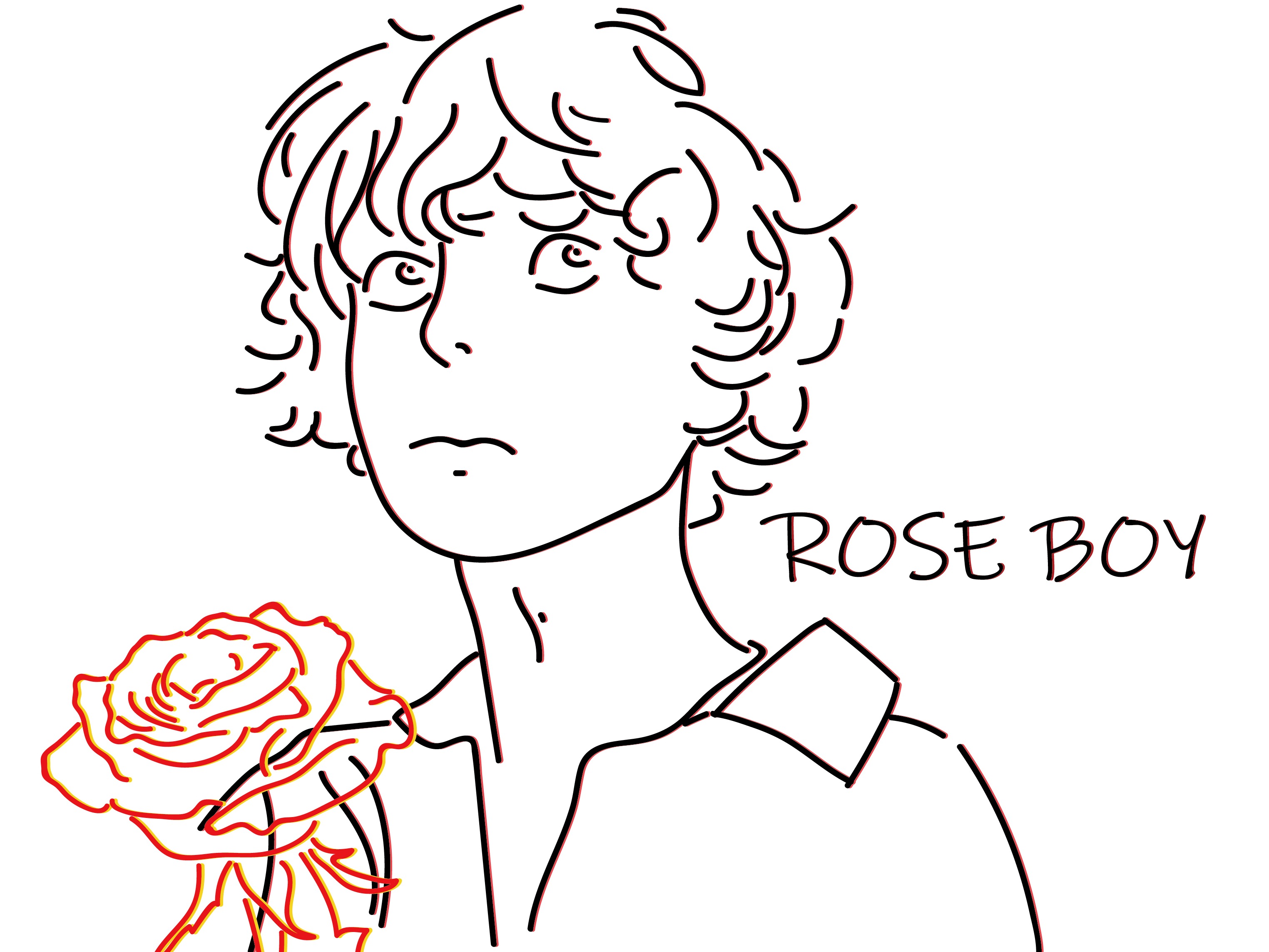 ROSE BOY_倏然-站酷ZCOOL