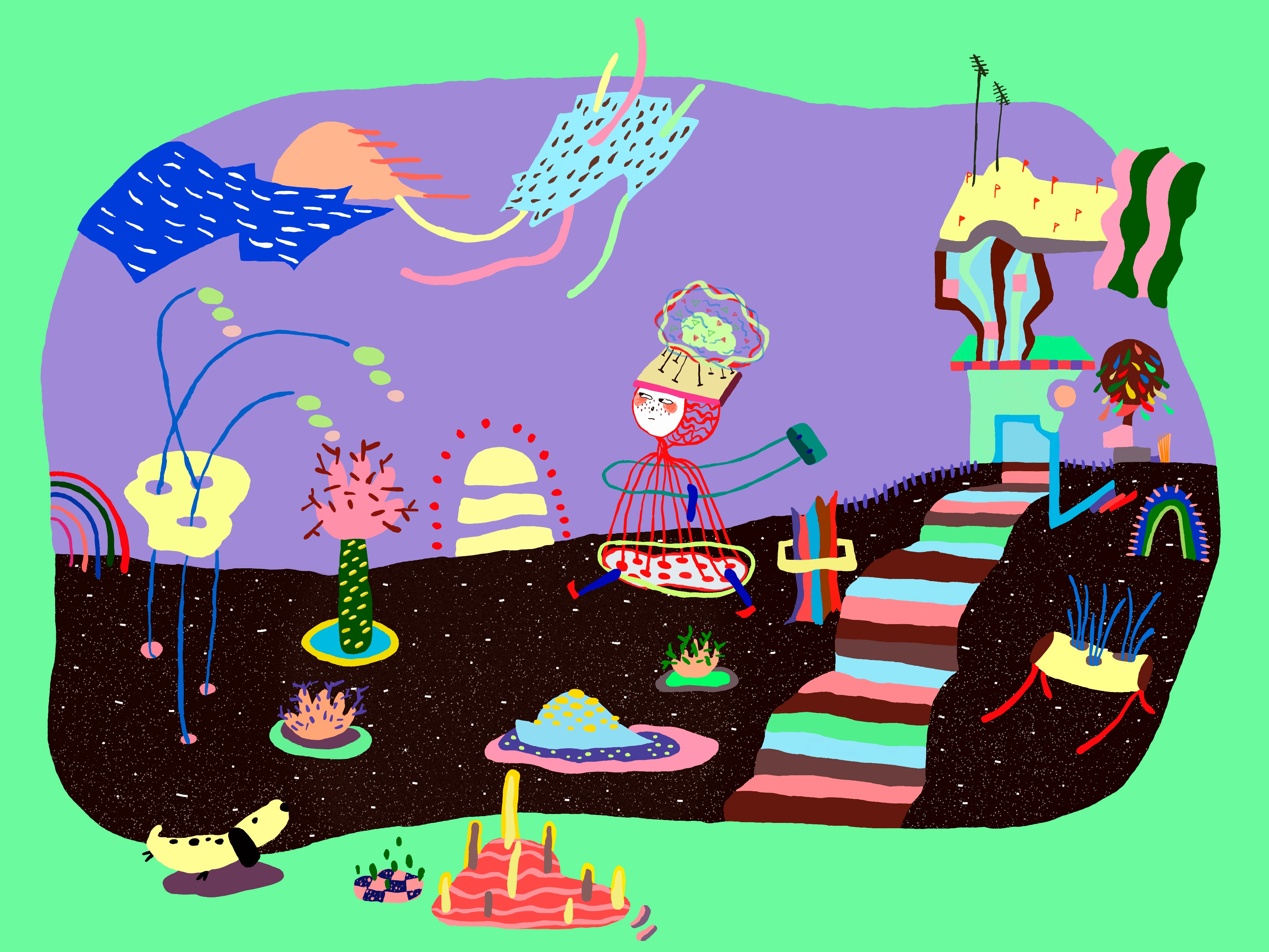 The story of Johnny head-in-air_yaqiliu27-站酷ZCOOL