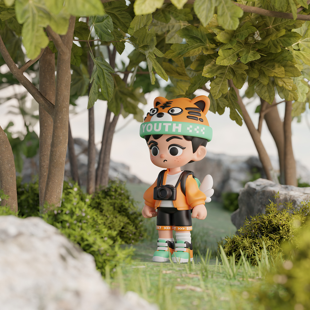 佳能青春专微IP形象设计_R7阿七_泊宁Bolin-站酷ZCOOL